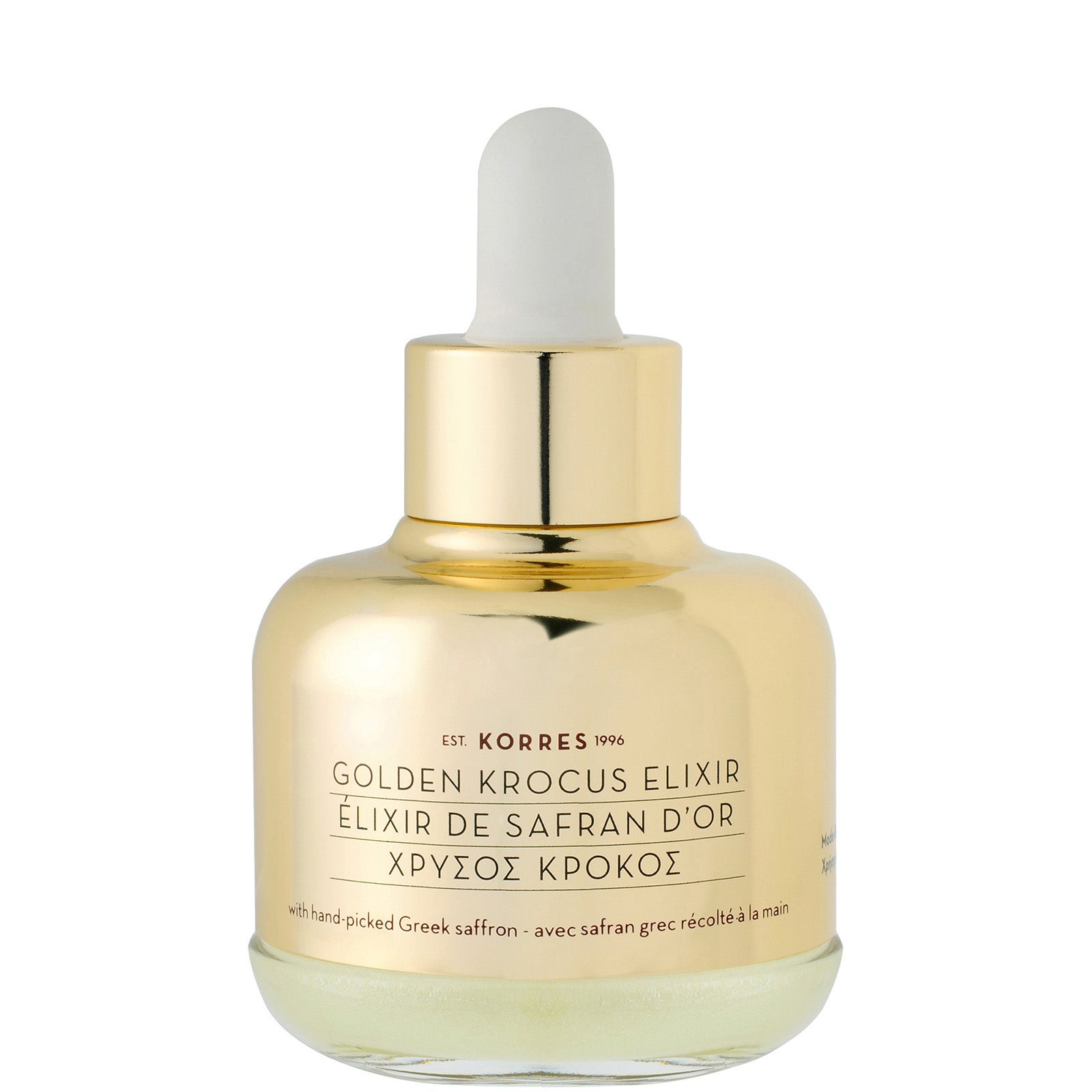 KORRES Golden Krocus Ageless Saffron Elixir Serum 30ml | LOOKFANTASTIC