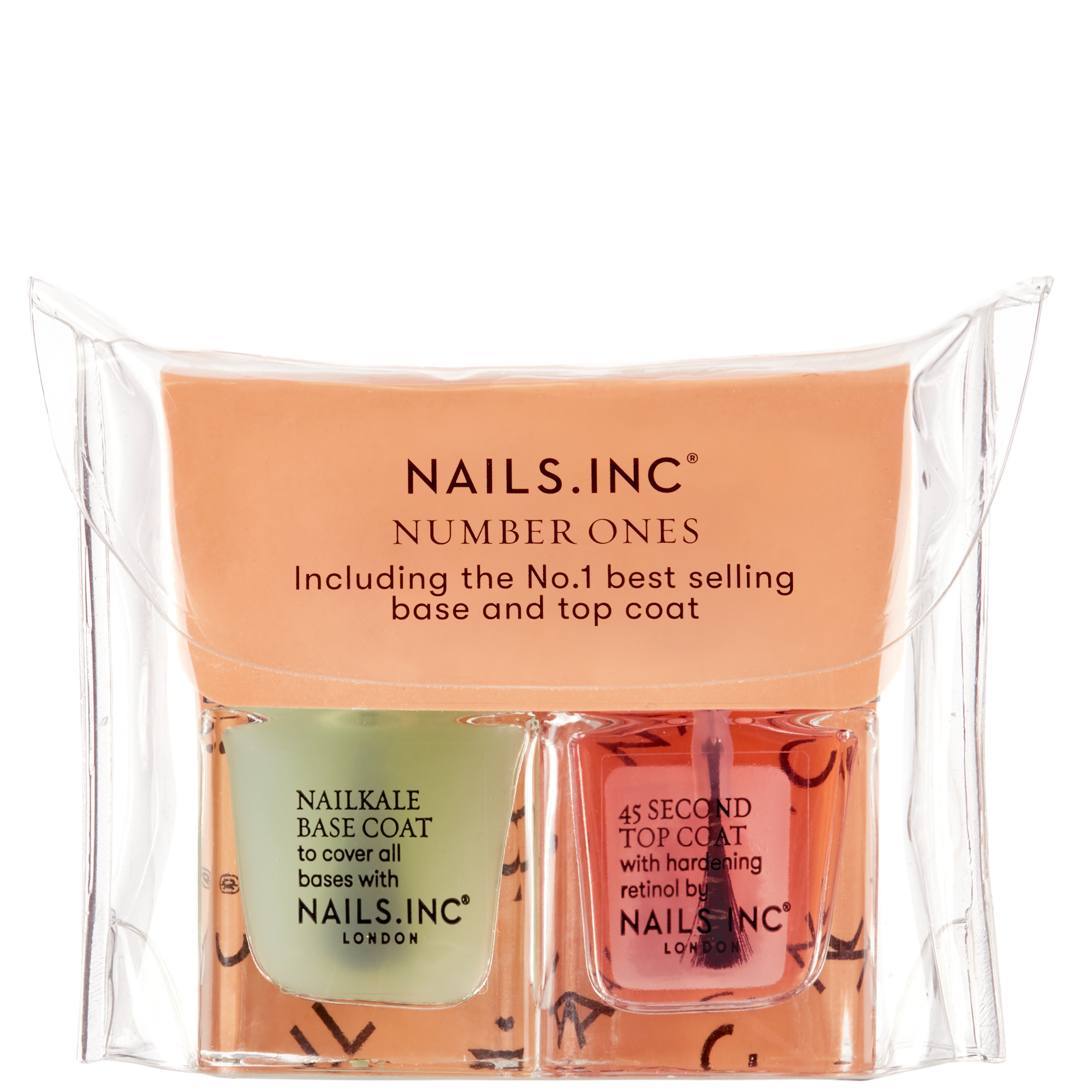 Dúo de capa base y esmalte protector Number 1 de nails inc. 2 x 5 ml ...