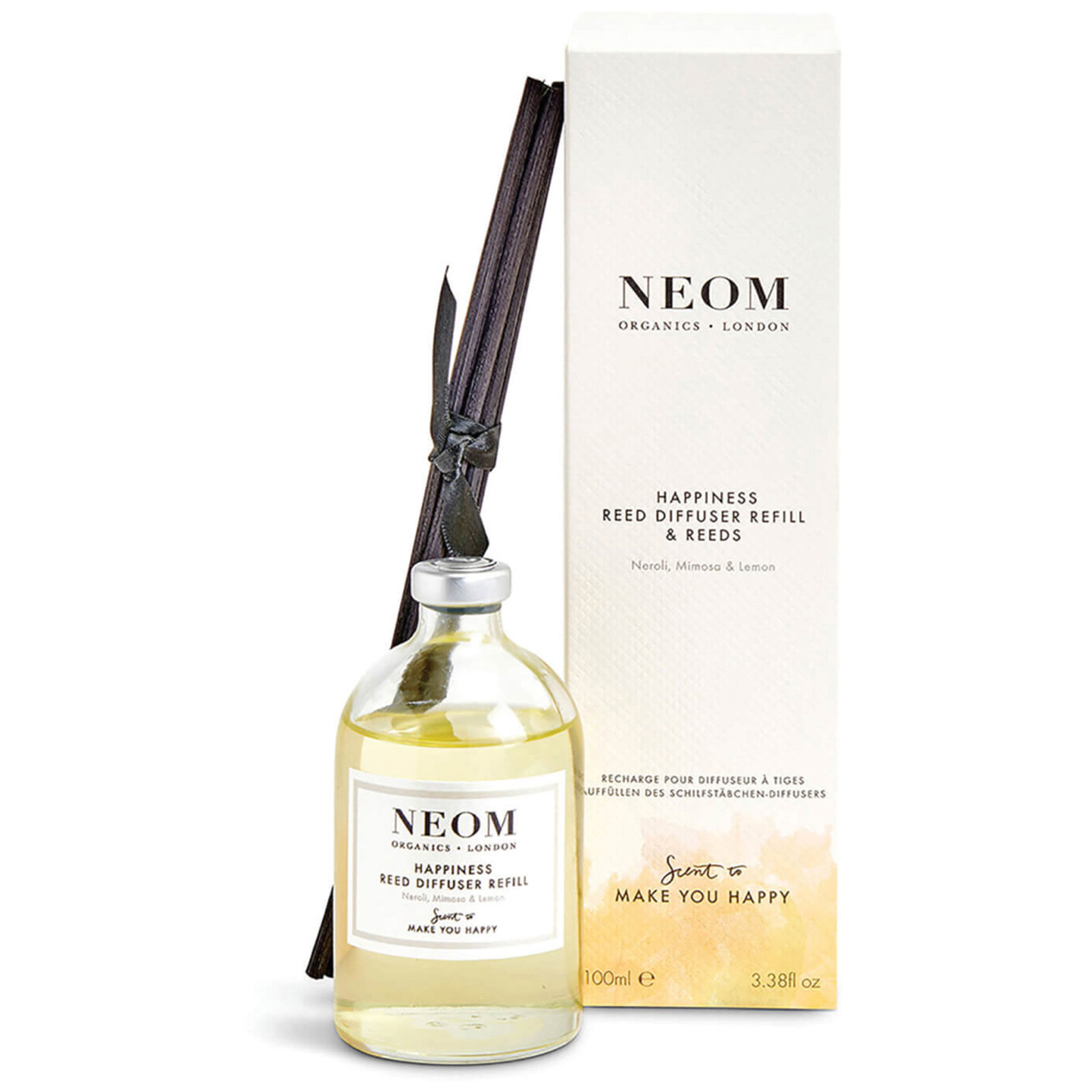 NEOM Happiness Reed Diffuser Navulling | LOOKFANTASTIC