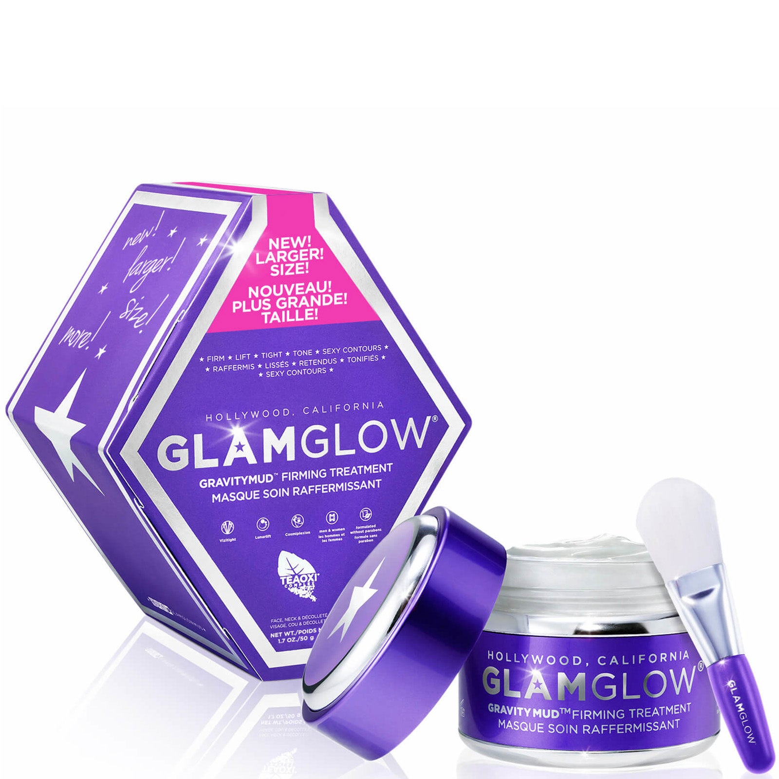GLAMGLOW Gravitymud Mask 50g | LOOKFANTASTIC