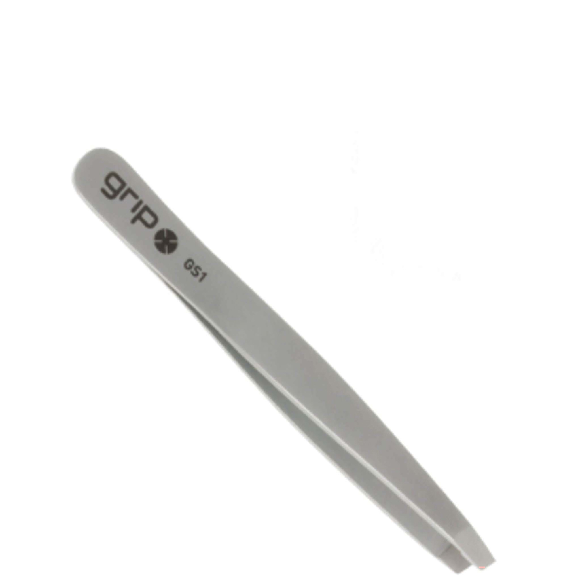 Caronlab Grip Tweezers: Slanted Tip - Gs1 Stainless Steel | LOOKFANTASTIC