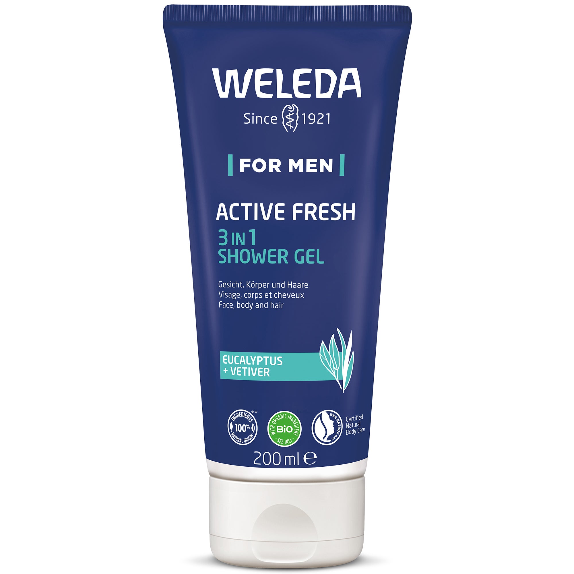 Weleda Men Active Fresh Shower Gel 200ml | LOOKFANTASTIC