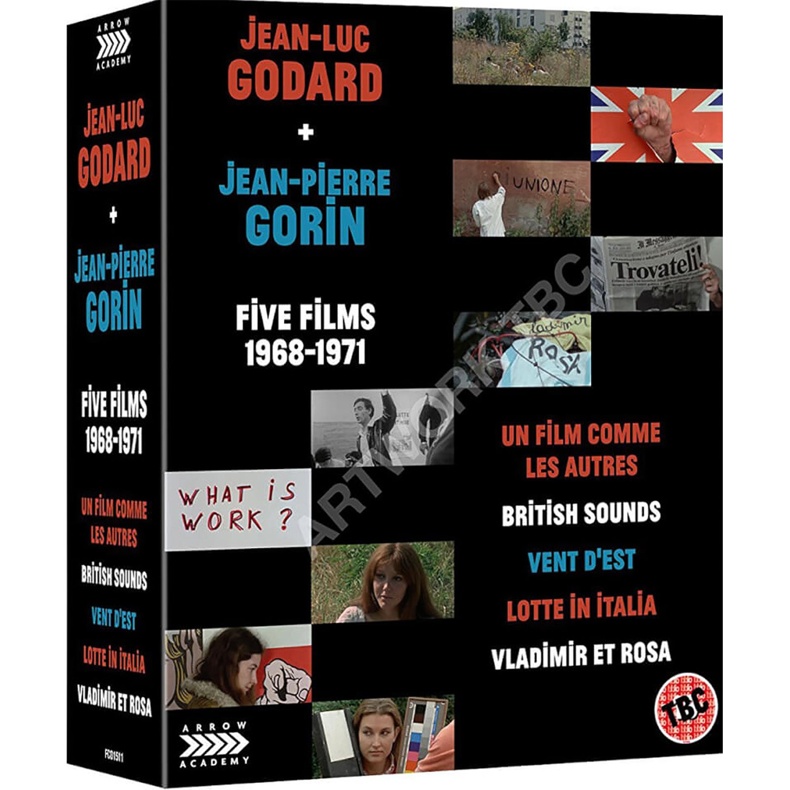 Jean-Luc Godard + Jean-Pierre Gorin: Five Films, 1968-1971 | Zavvi UK