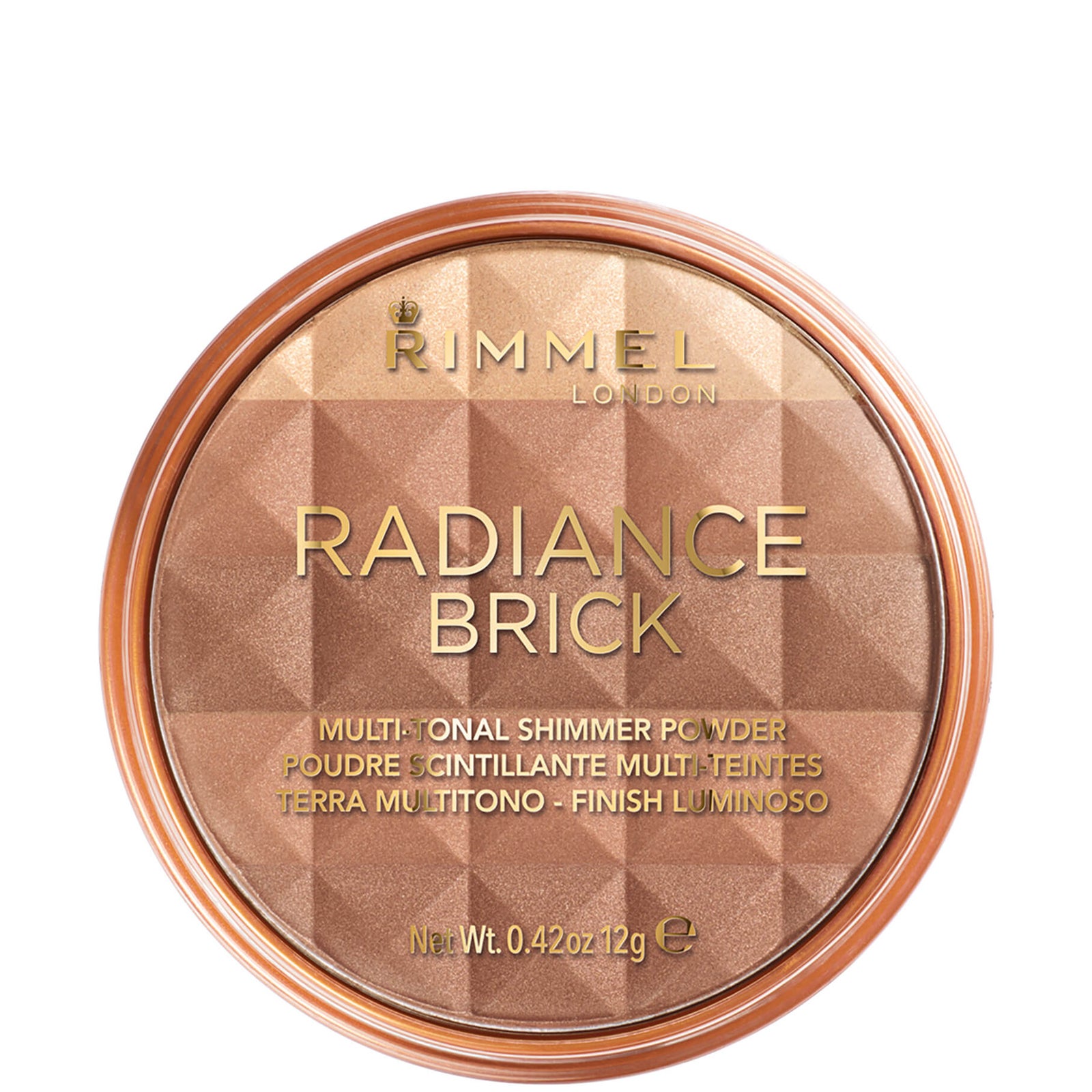 Rimmel Radiance Shimmer Brick 12g - 02 | LOOKFANTASTIC