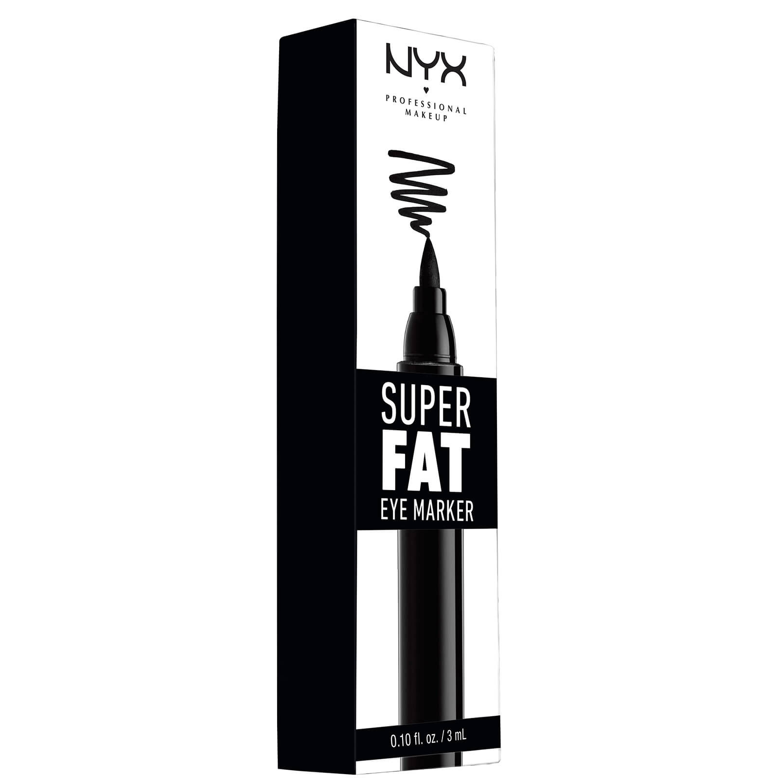 NYX Professional Makeup Super Fat Eye Marker - Carbon Black | LOOKFANTASTIC