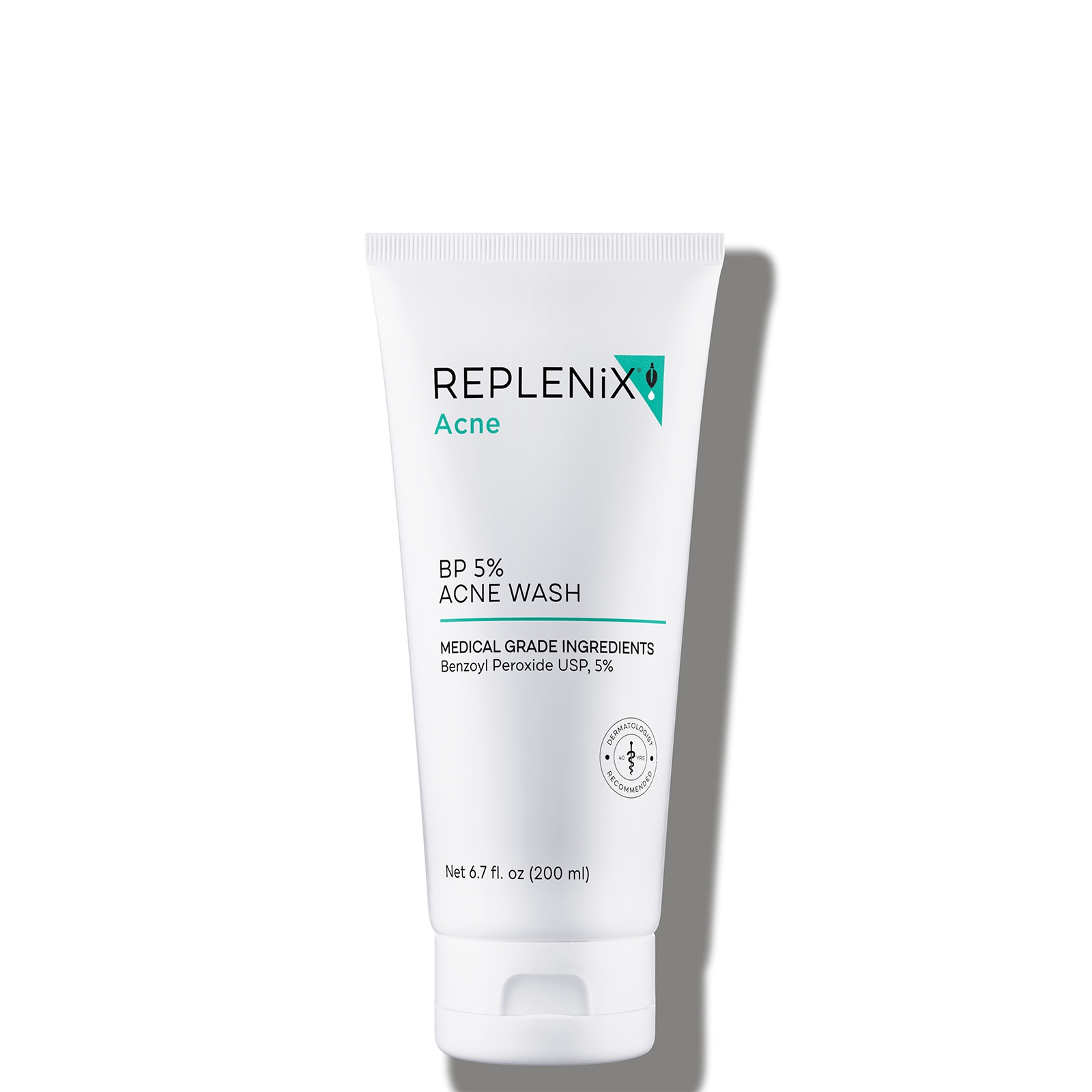 Replenix Benzoyl Peroxide Acne Wash 5 6.7 fl. oz. | Dermstore