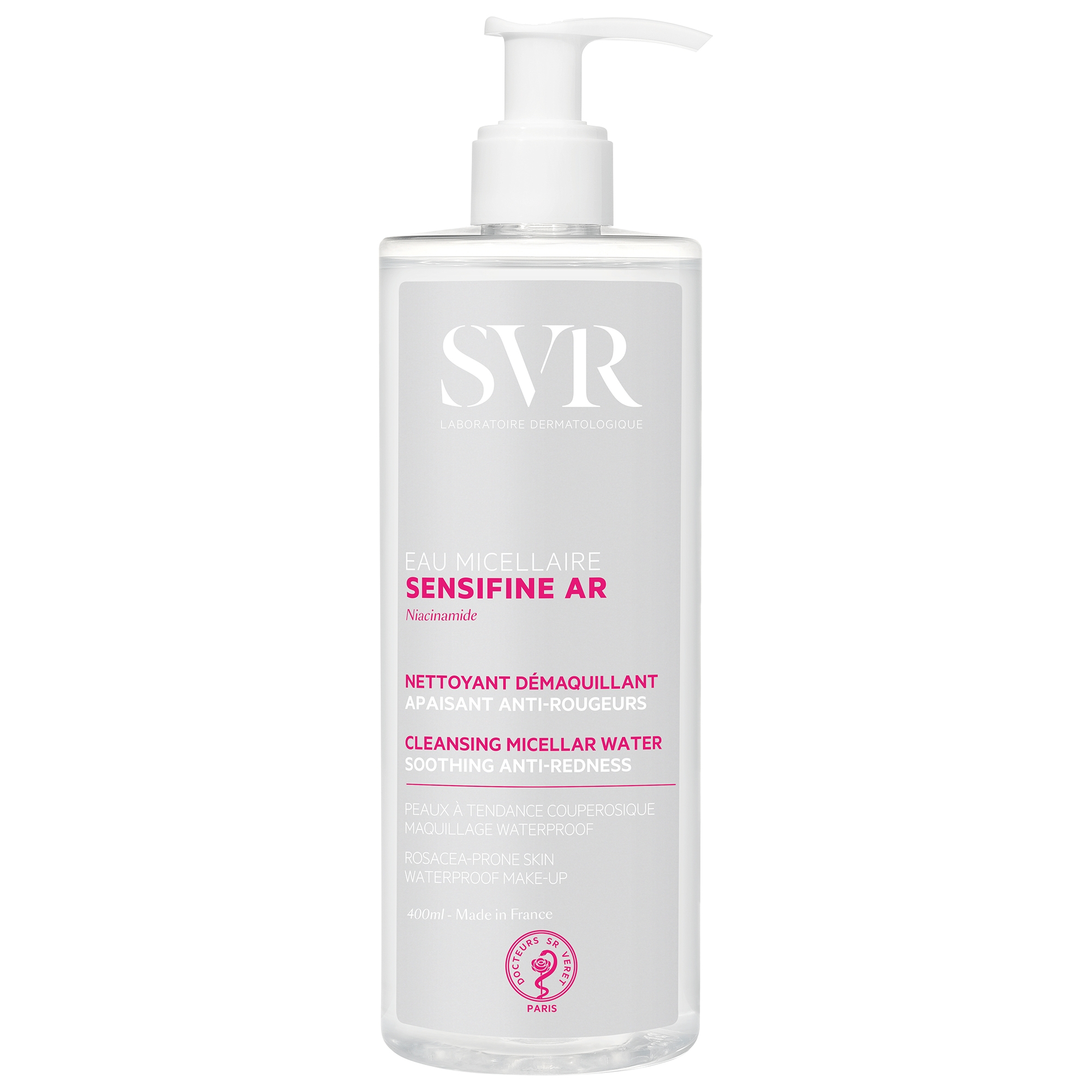 SVR SENSIFINE AR - Soothing Anti-Redness Micellar Water Cleanser & Make ...