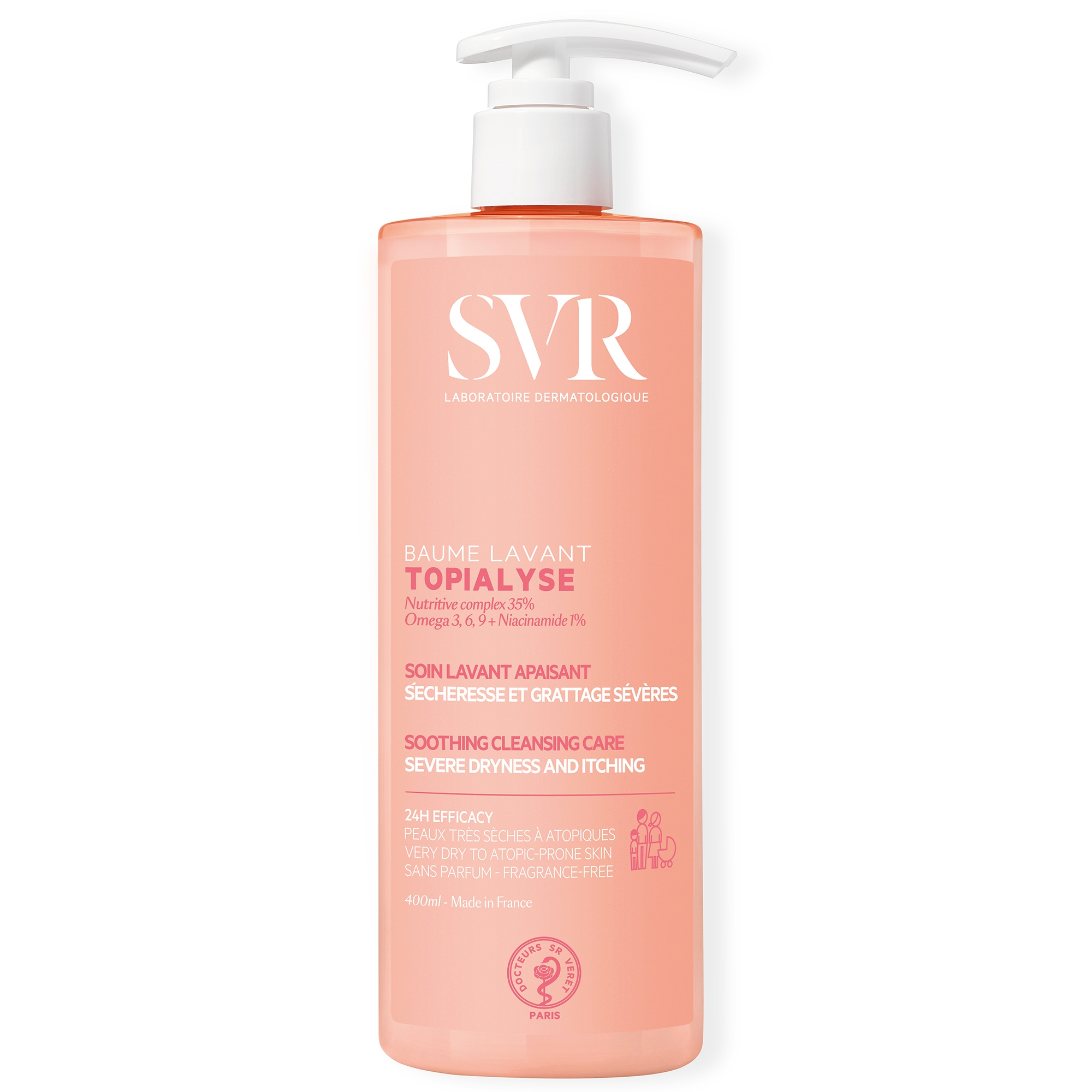 SVR TOPIALYSE 24hr Nourishing Face & Body Cleansing Wash-Off Cream for ...
