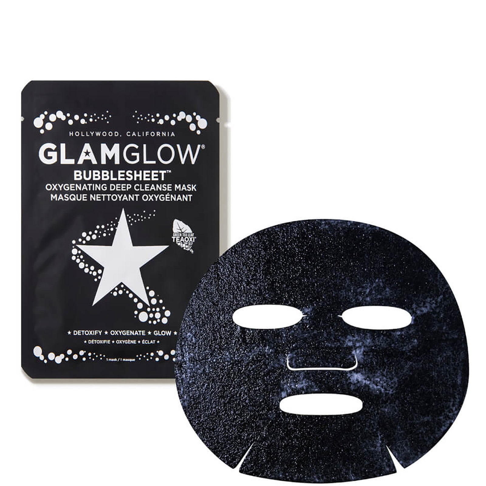 GLAMGLOW Bubble Sheet Mask (1 Mask) | LOOKFANTASTIC