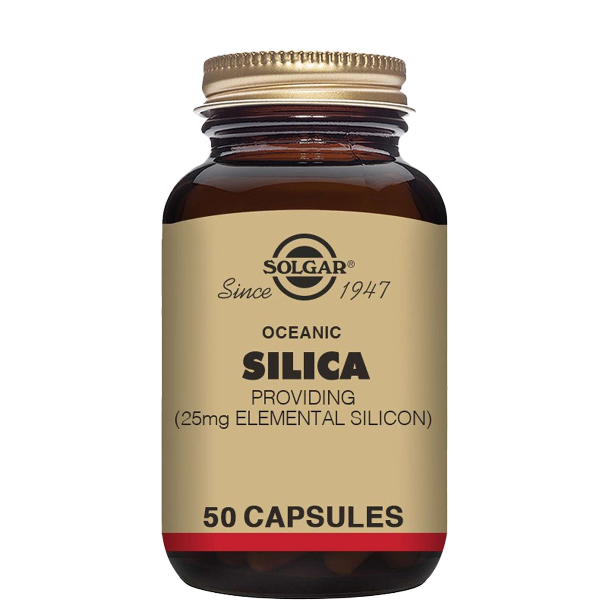 Solgar Oceanic Silica 25mg Vegetable Capsules x 50 | allbeauty