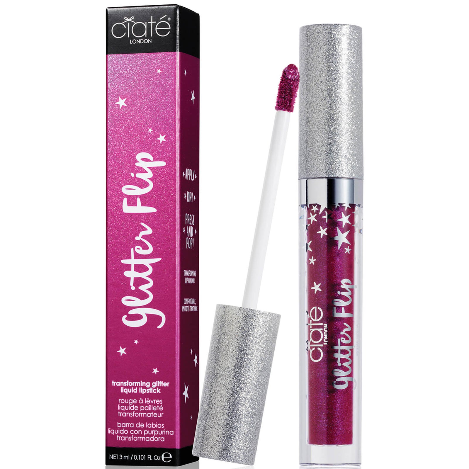 Ciaté London Glitter Flip Lipstick - Surreal | LOOKFANTASTIC