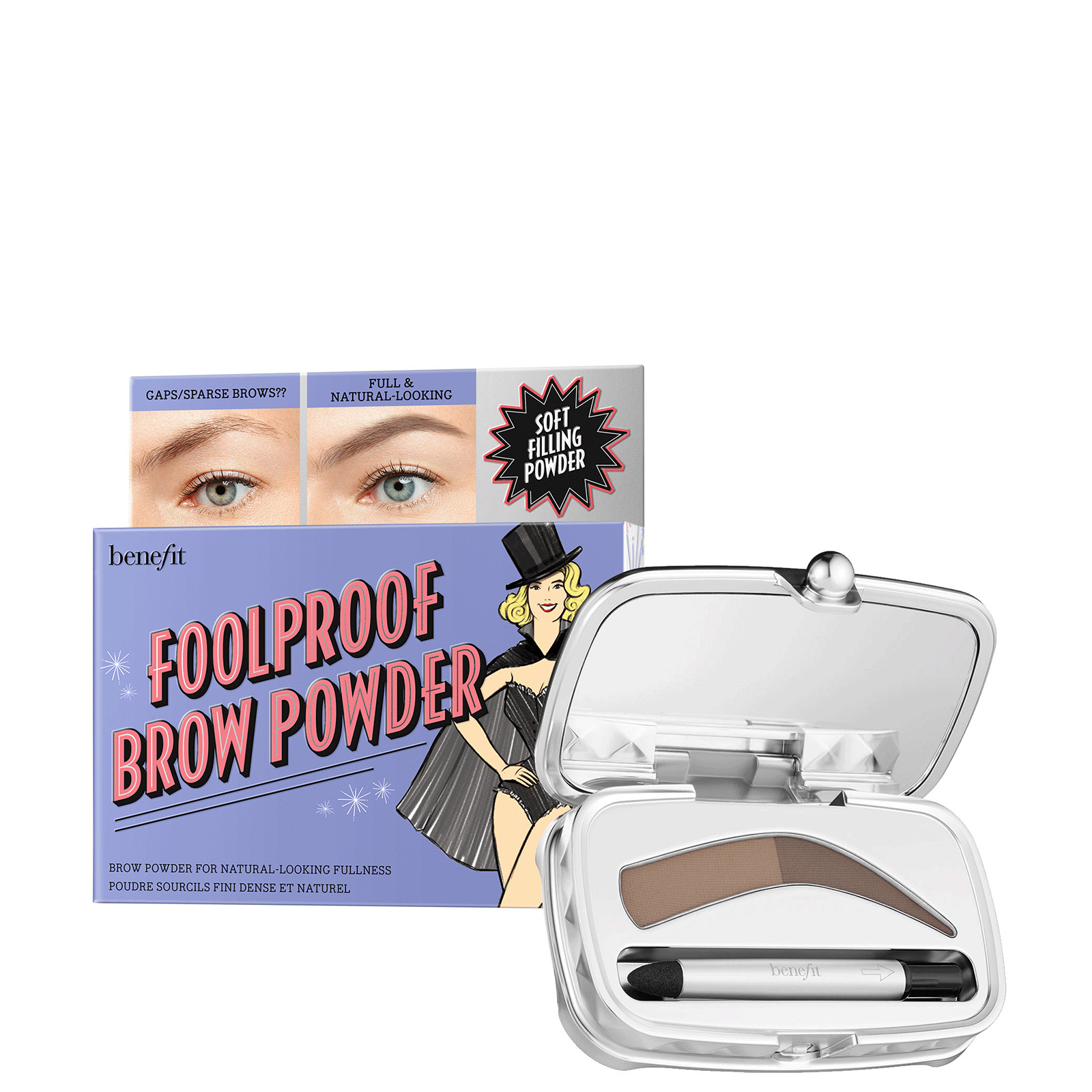 benefit FoolProof Brow Powder Duo 2g (Various Shades) | CultBeauty