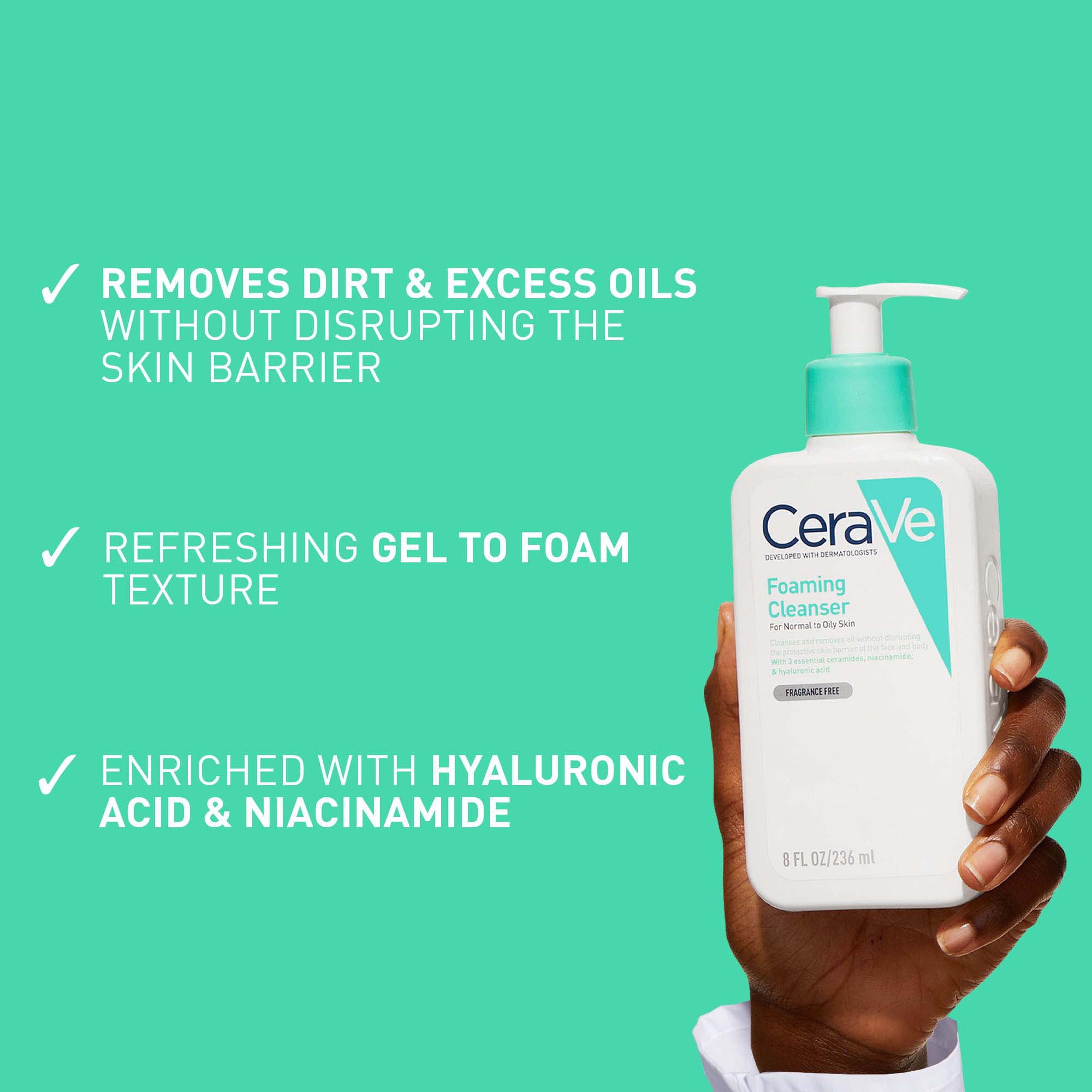 Cerave foaming cleanser normal to oily skin store
