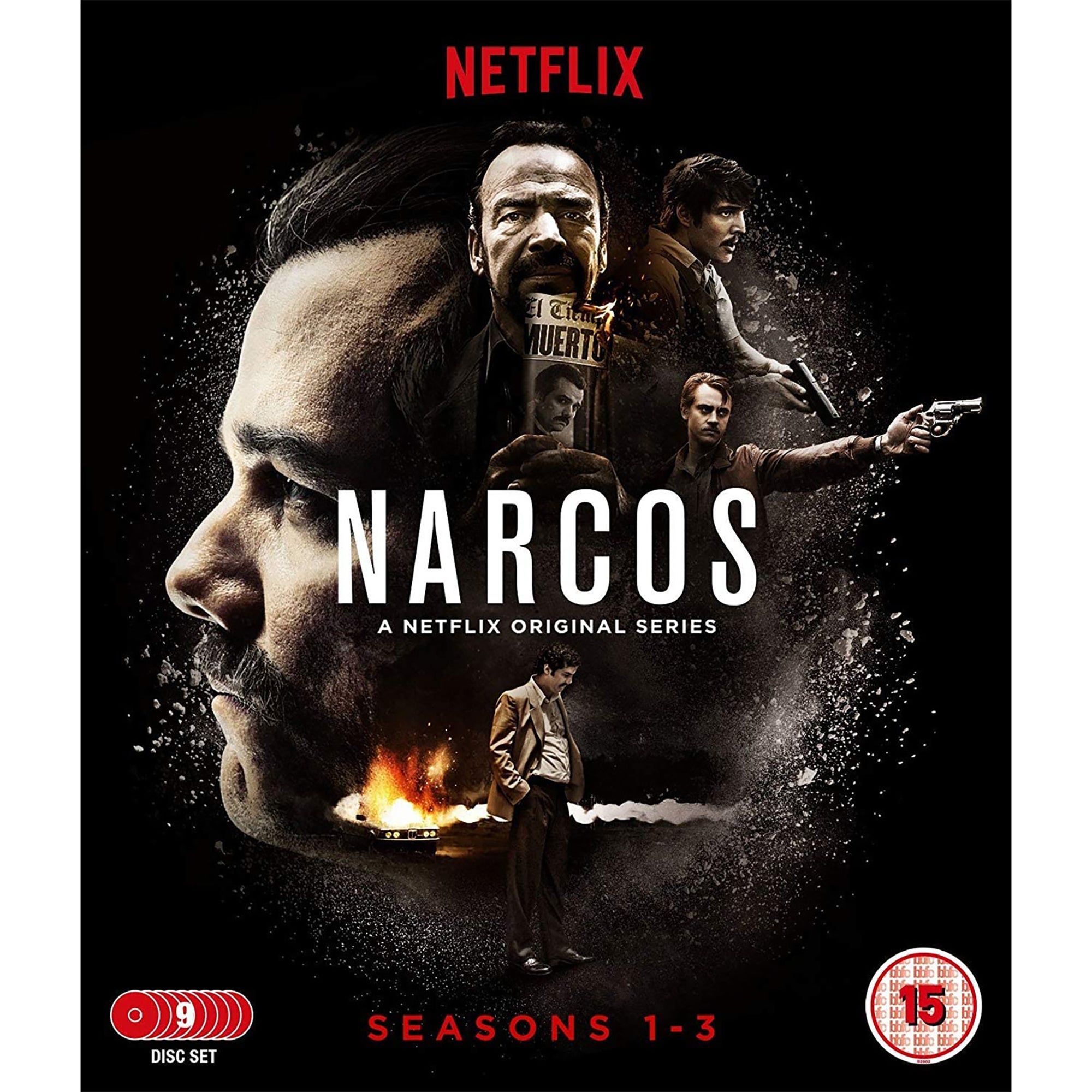 Narcos Seasons 1,2 & 3 Blu-ray - Arrow Films UK