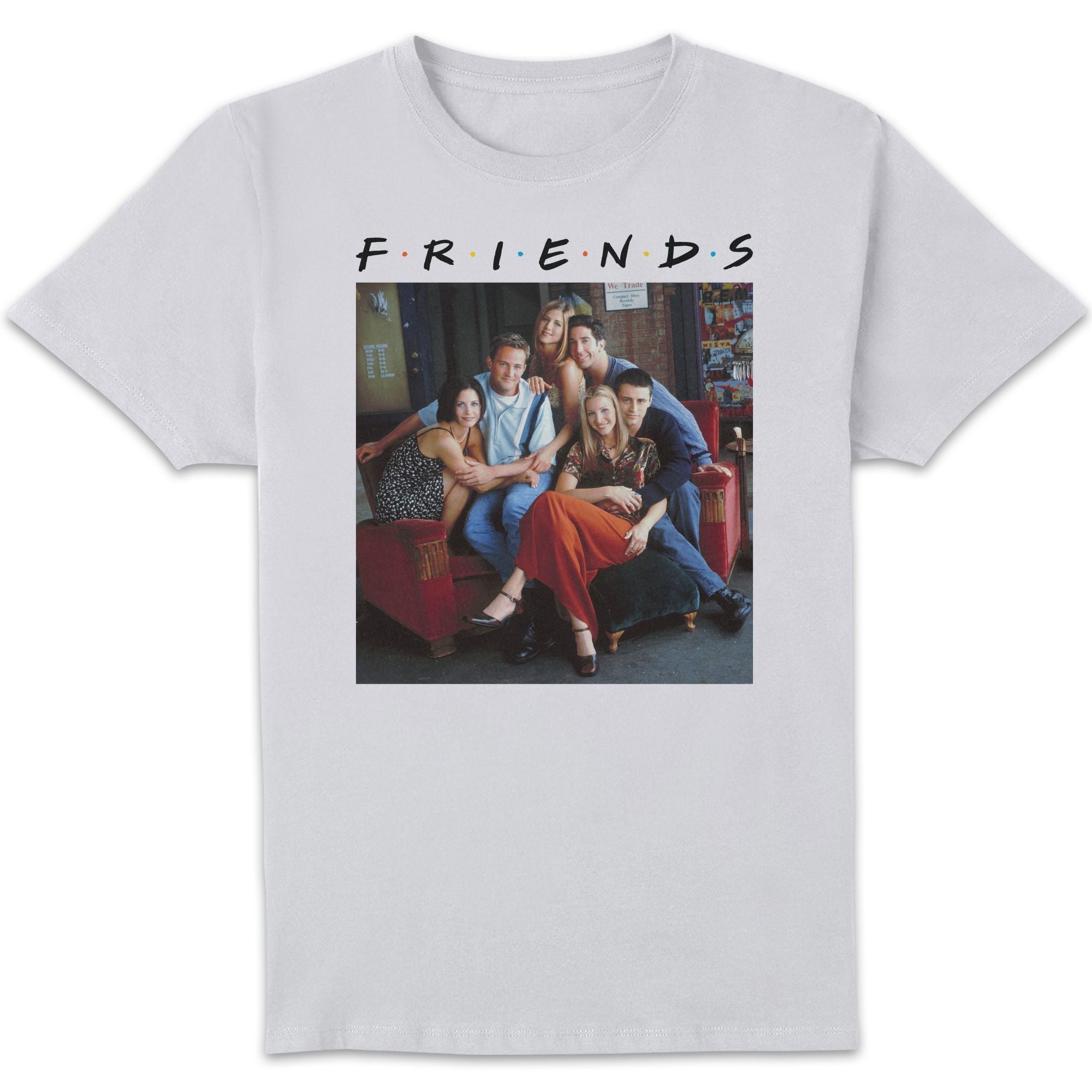 Friends Classic Character Men's T-Shirt - White - S