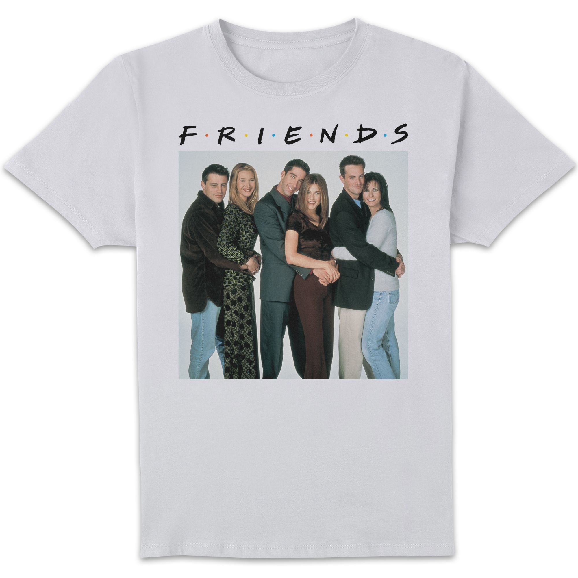 Friends Group Shot Men's T-Shirt - White - S | Zavvi UK