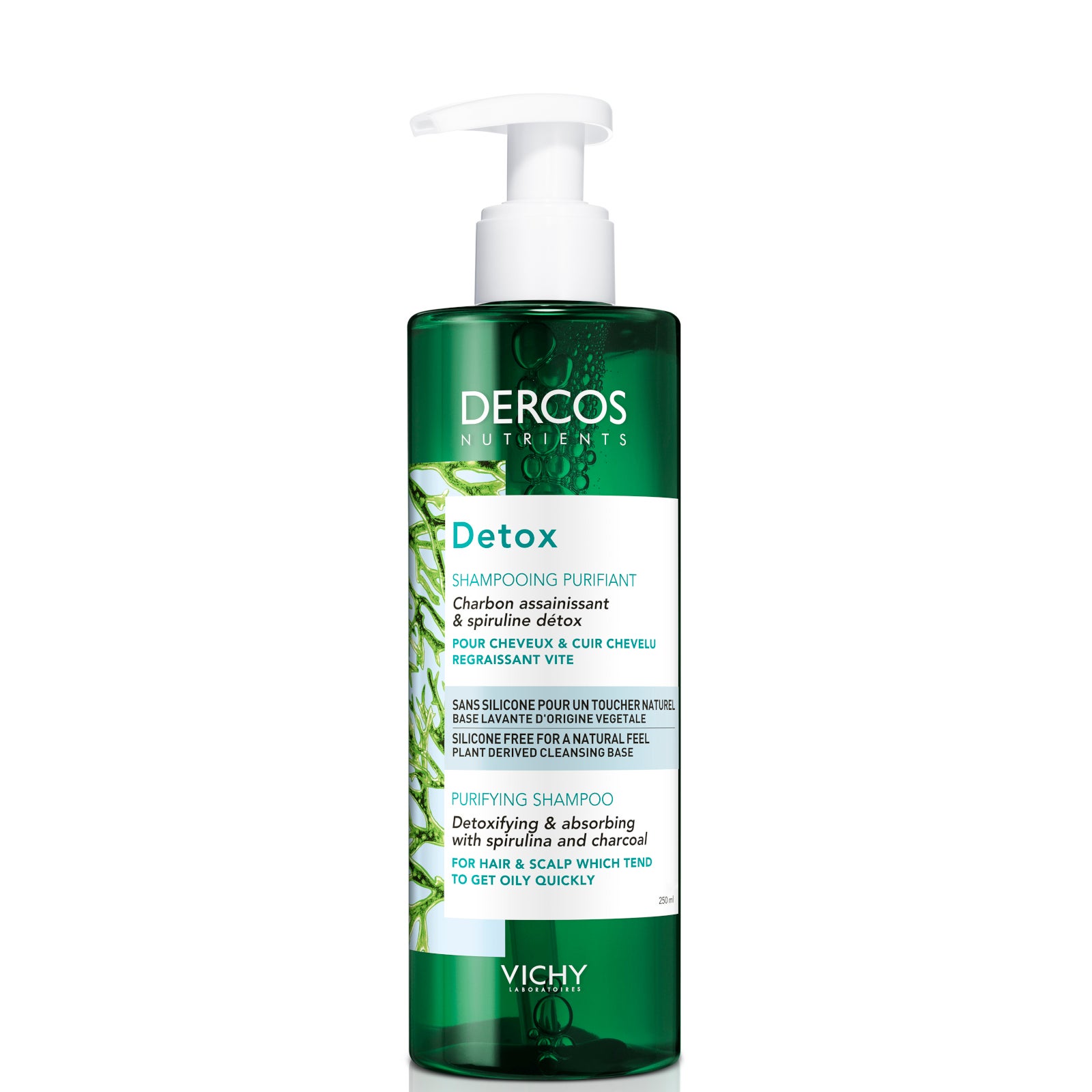 Vichy Dercos Nutrients Detox Shampoo 250ml | LOOKFANTASTIC