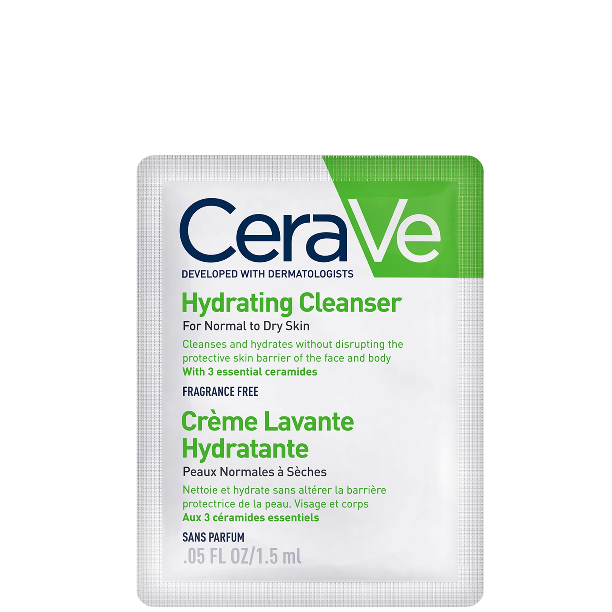 CeraVe Hydrating Cleanser Sample 1.5ml (Free Gift) | LOOKFANTASTIC