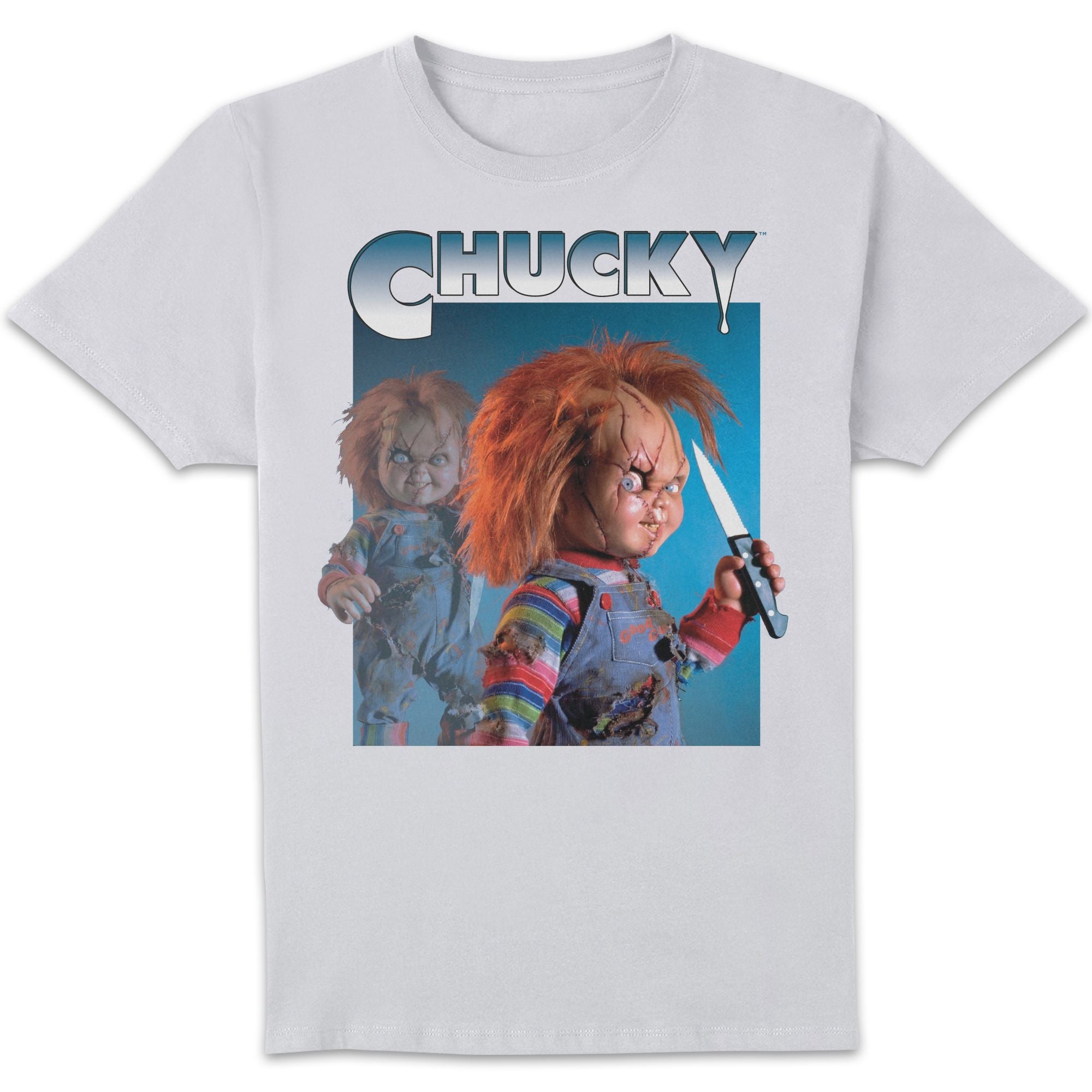 Chucky Nasty 90's Men's T-Shirt - White - S | Zavvi UK