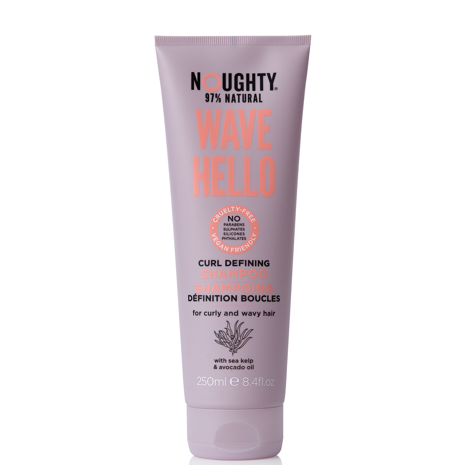 Noughty Wave Hello Shampoo 250ml | LOOKFANTASTIC