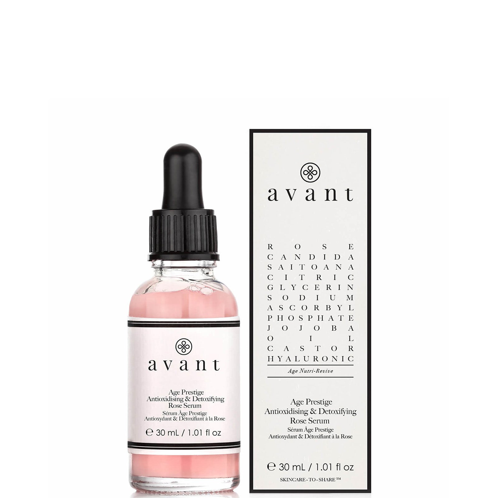 Avant Skincare Age Prestige Antioxidising and Detoxifying Rose Serum ...