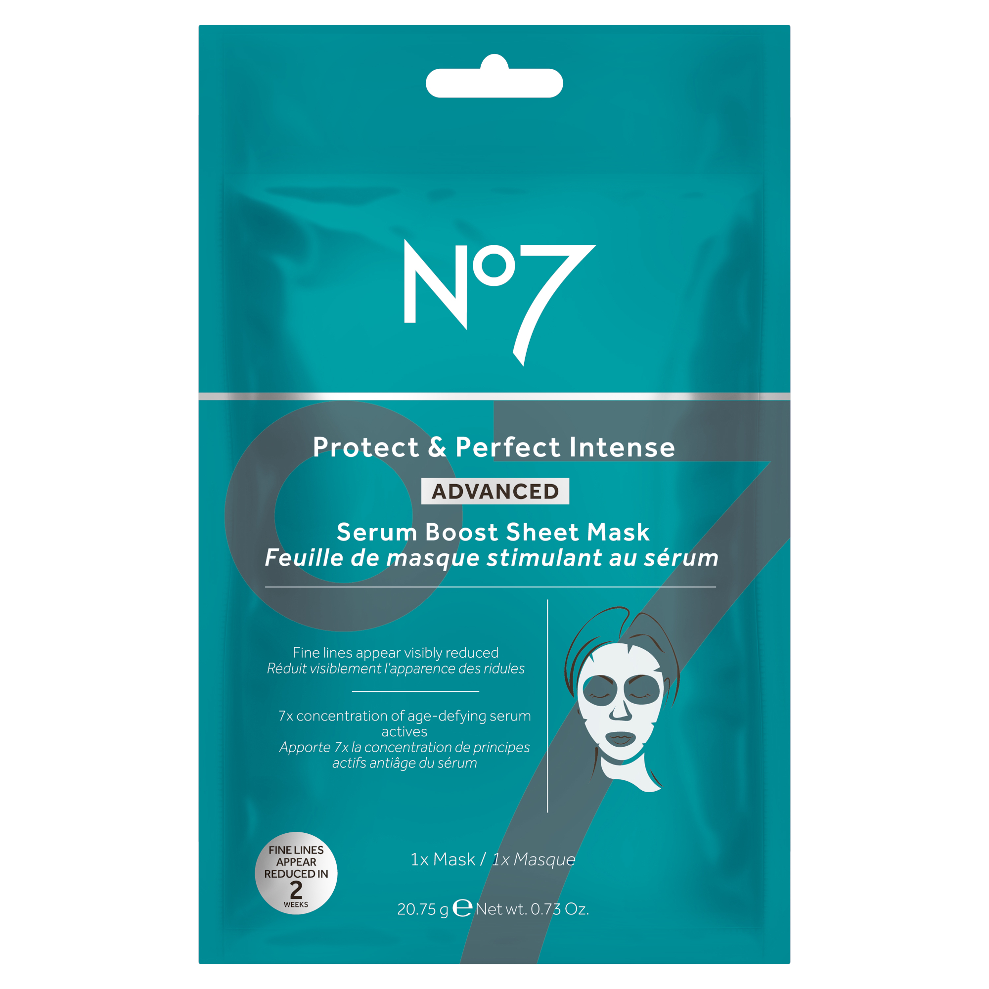 No7 Protect and Perfect Intense Advanced Sheet Mask 20.75g | LOOKFANTASTIC
