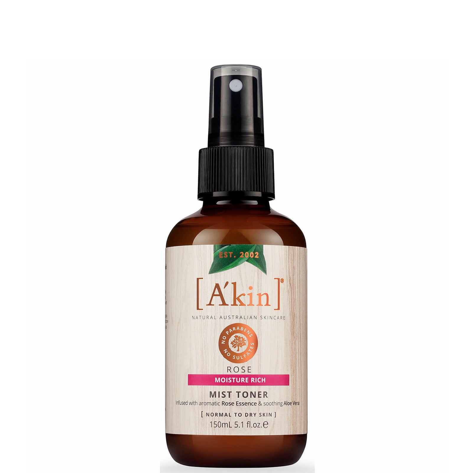 A'kin Rose Mist Toner 150ml | LOOKFANTASTIC