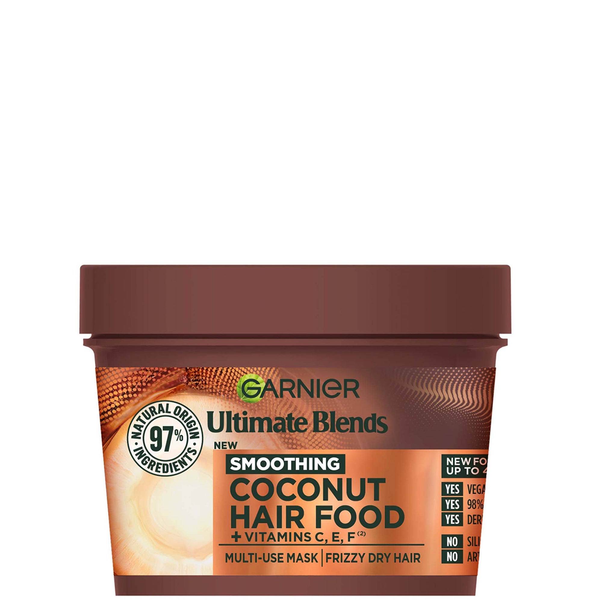 Garnier Ultimate Blends Hair Food Coconut Oil 3-in-1 Frizzy Hair Mask ...