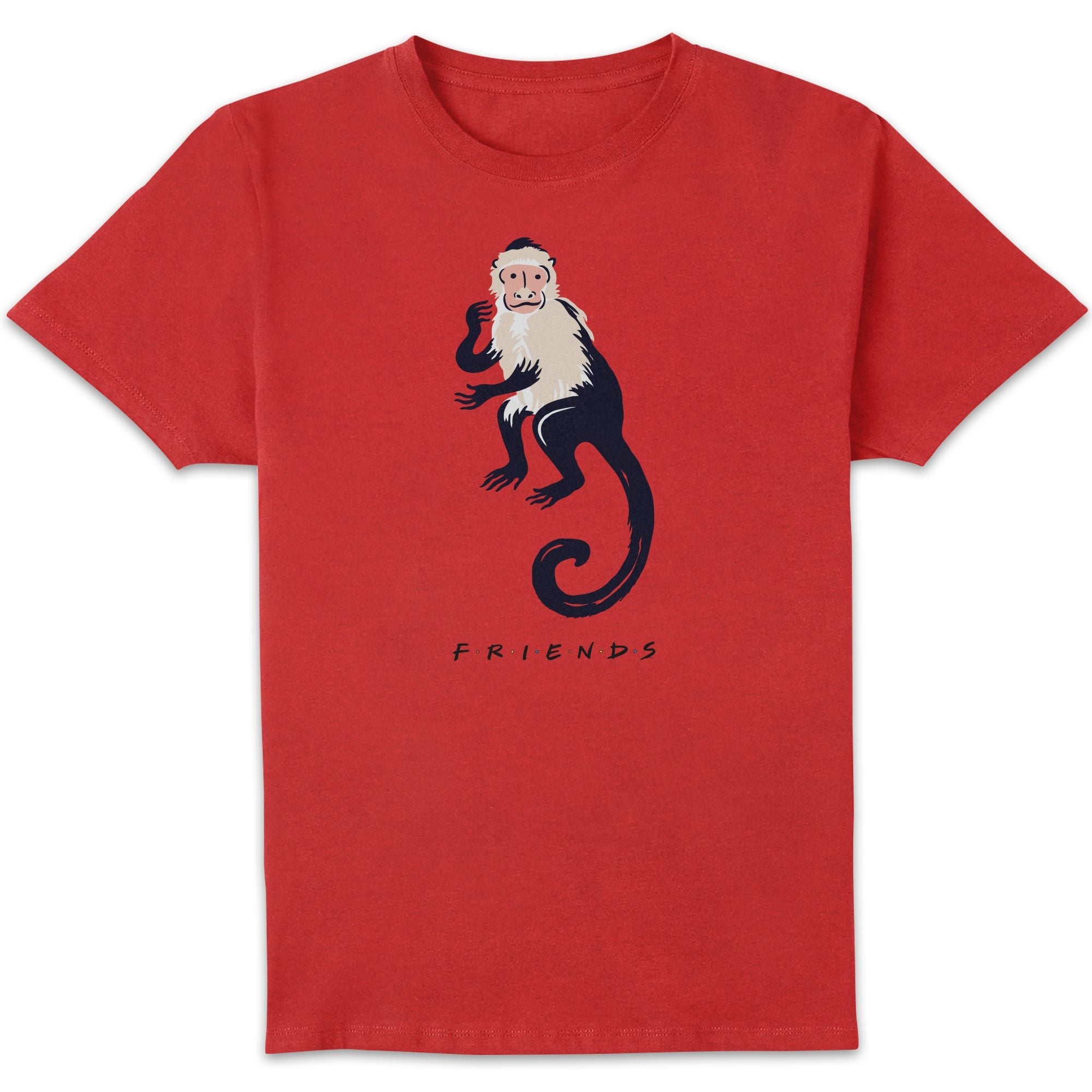 Friends Marcel The Monkey Men's T-Shirt - Red - S | Zavvi UK