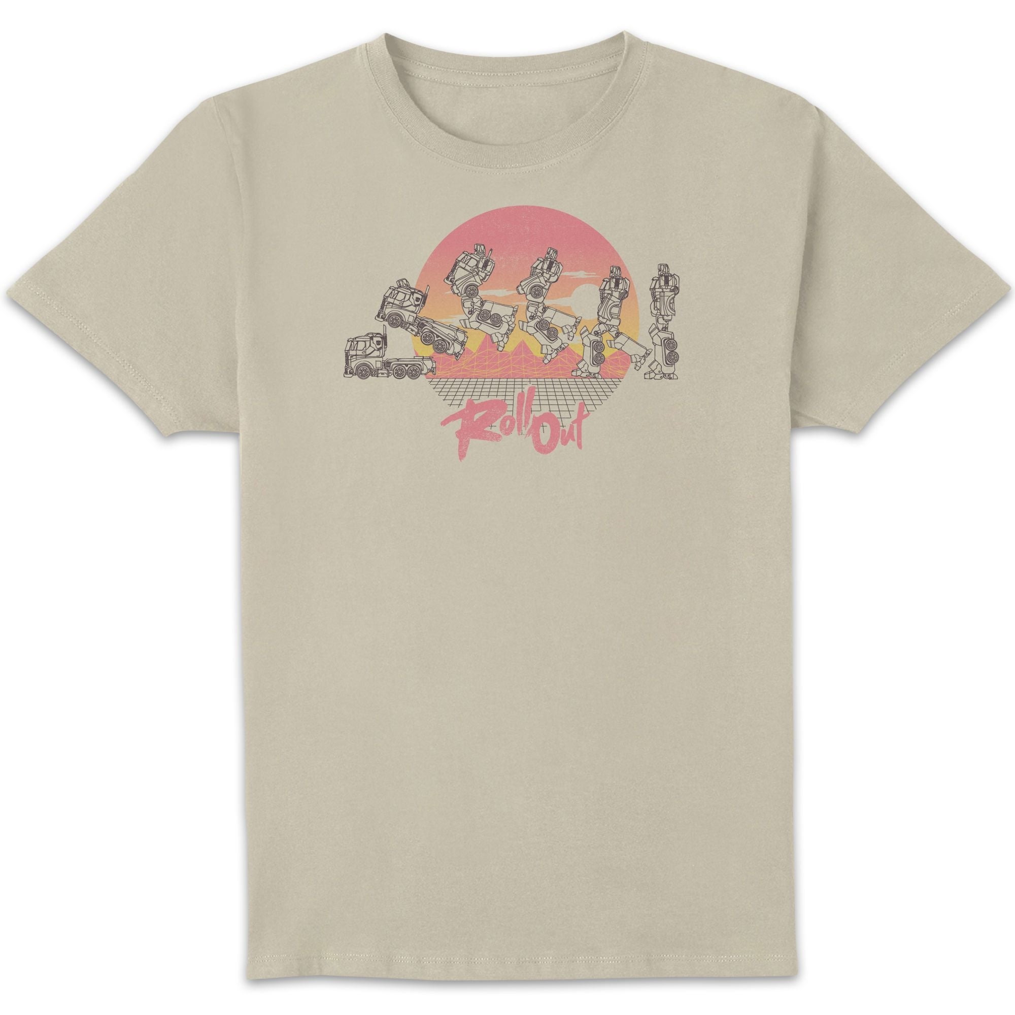 Transformers Roll Out T-Shirt - White Vintage Wash - S | Zavvi UK