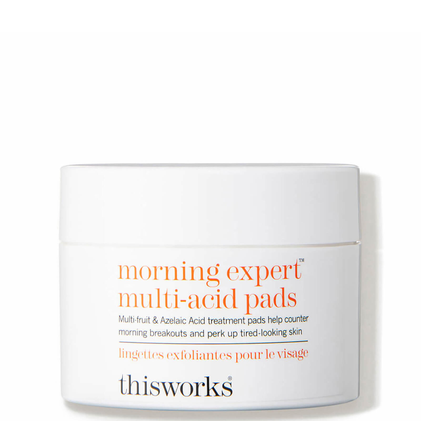 this works morning expert multi-acid pads (60 count) | Dermstore