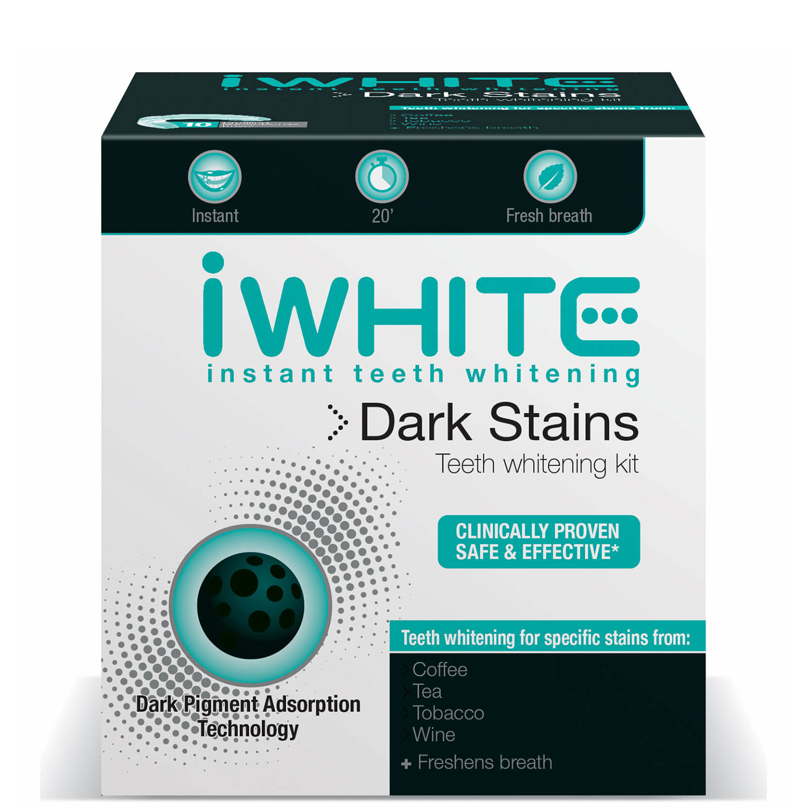 iWhite Instant Dark Stains Teeth Whitening Kit (10 Trays) | LOOKFANTASTIC