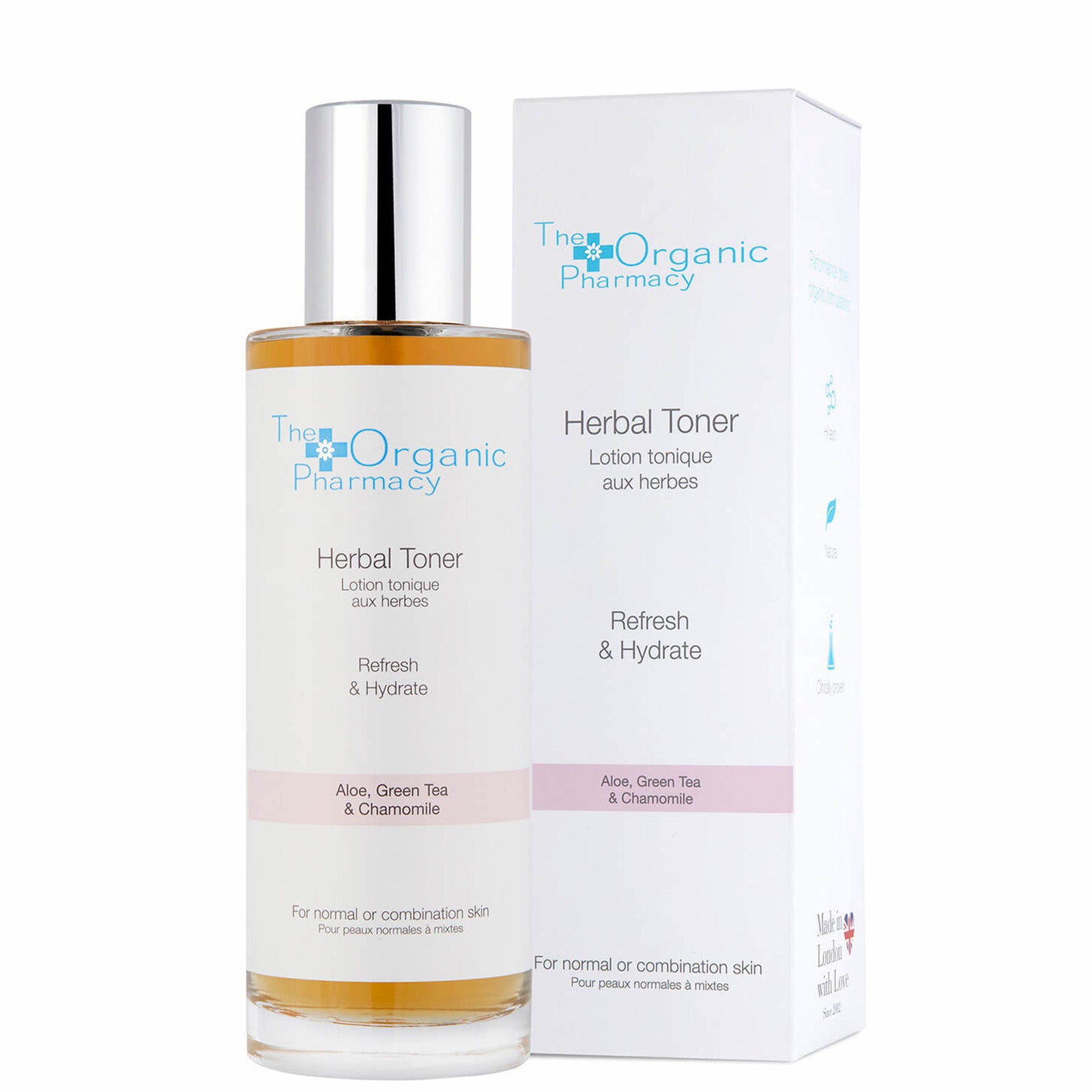 The Organic Pharmacy Herbal Toner 100ml | LOOKFANTASTIC