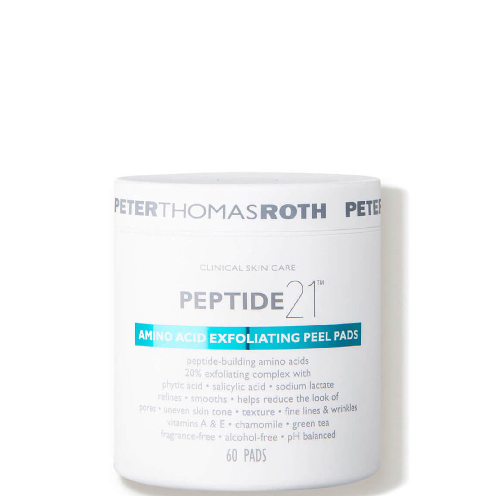 Peter Thomas Roth Peptide 21 Amino Acid Exfoliating Peel Pads - 60 Pads ...