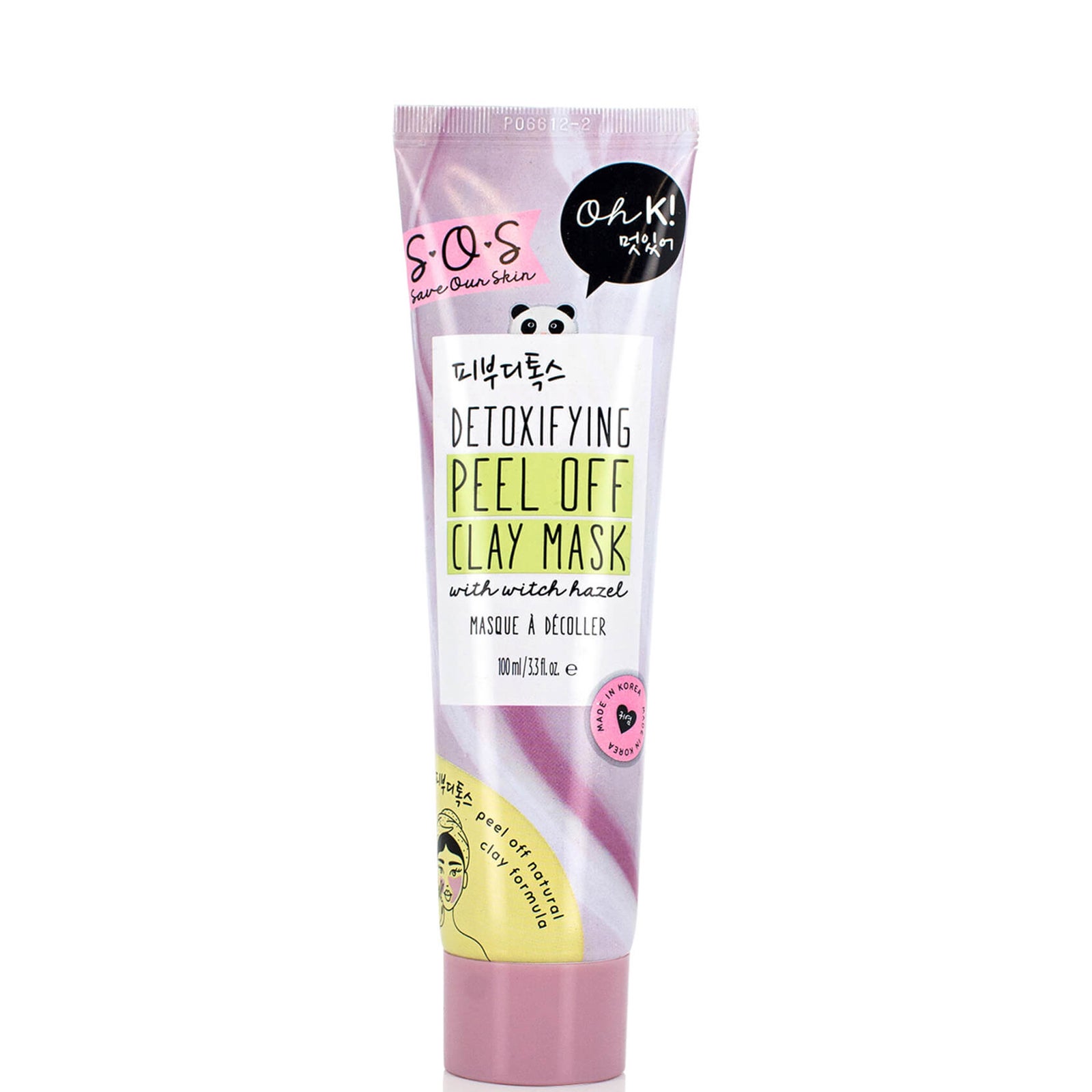 Oh K! SOS Detoxifying Peel Off Clay Mask 100ml | LOOKFANTASTIC