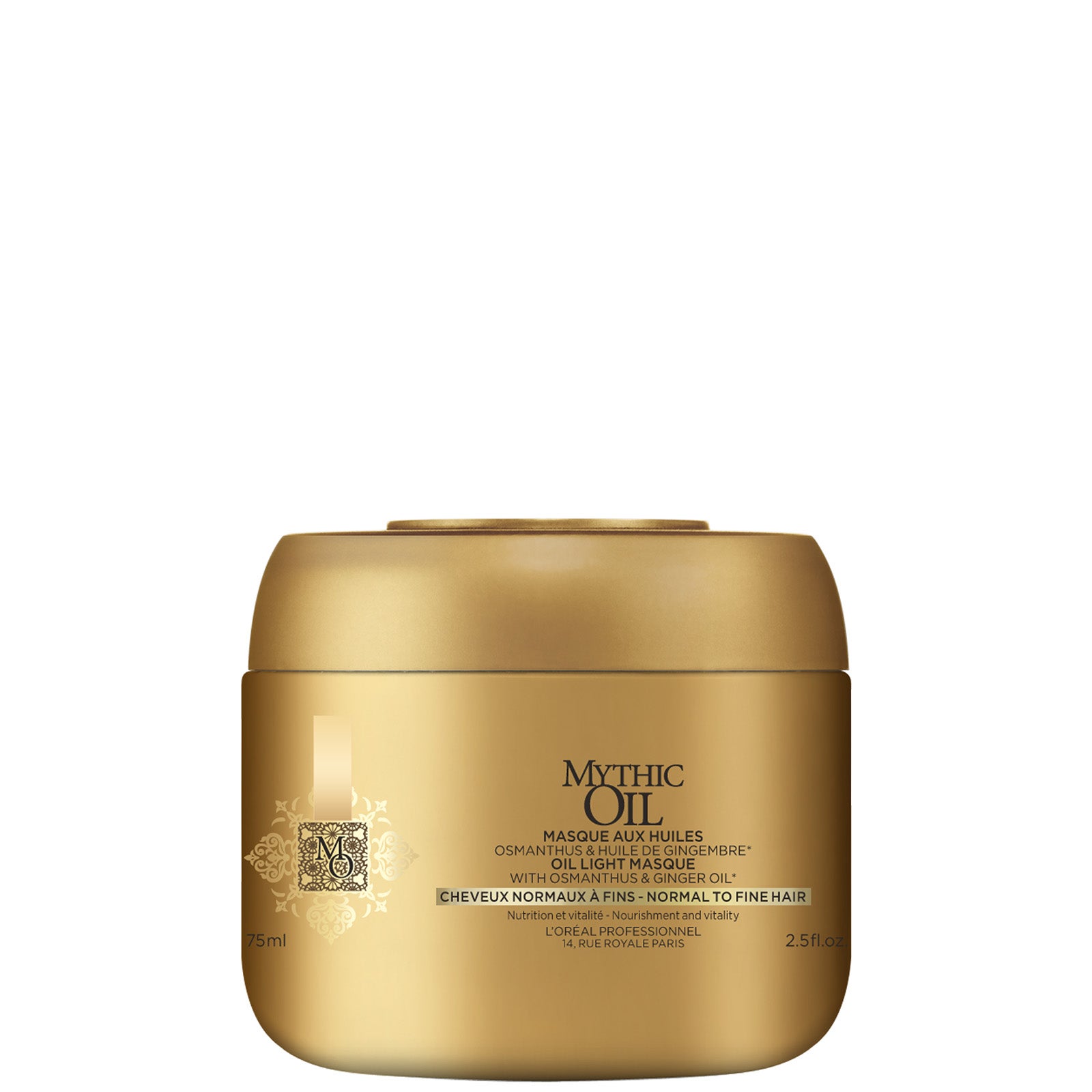 L'Oréal Professionnel Mythic Oil Mask for Normal/Fine Hair 75ml ...