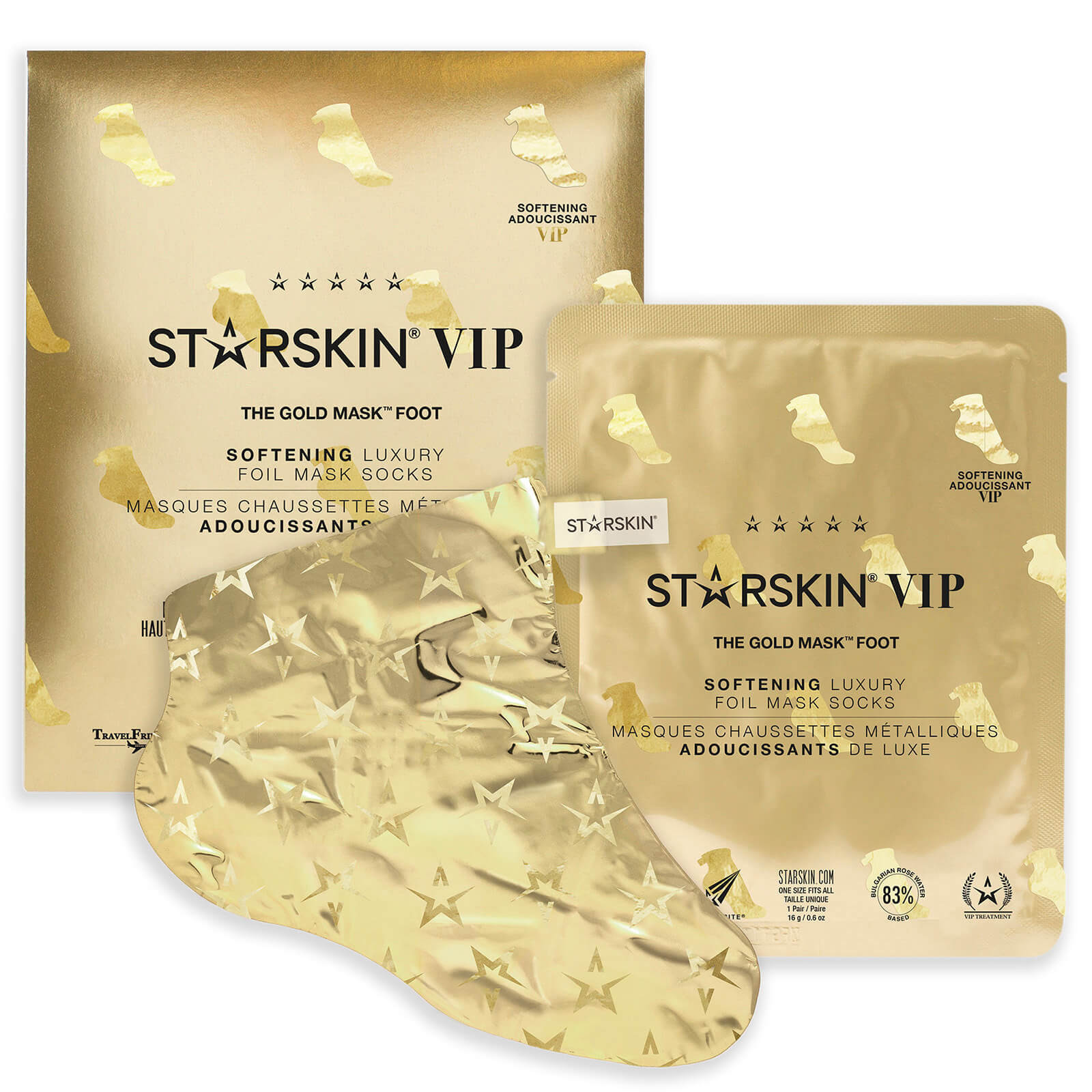 STARSKIN VIP The Gold Foot Mask 16g | LOOKFANTASTIC