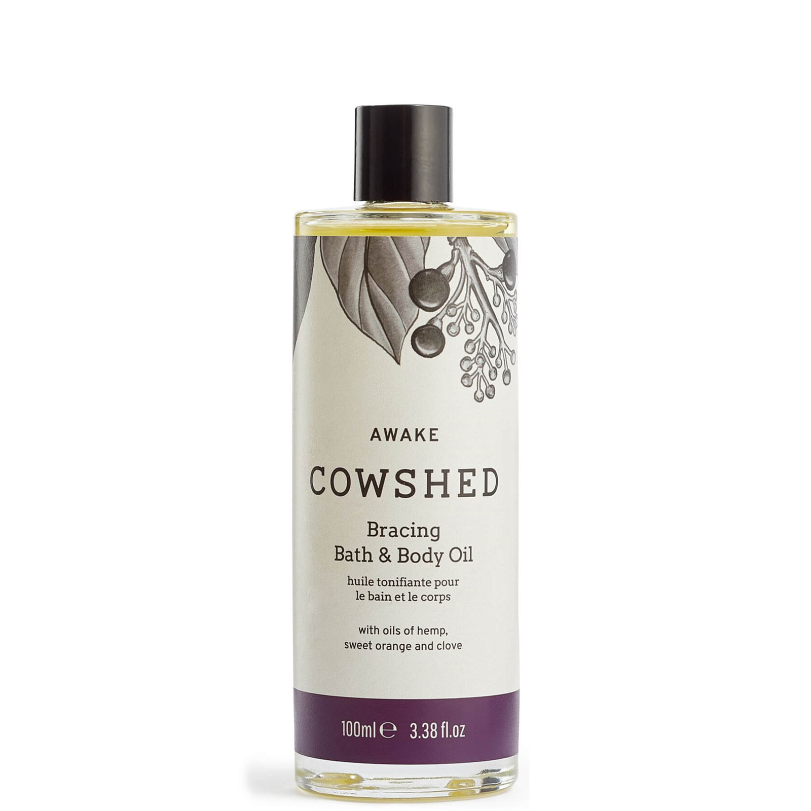 Cowshed AWAKE Bracing Bath & Body Oil 100ml | LOOKFANTASTIC