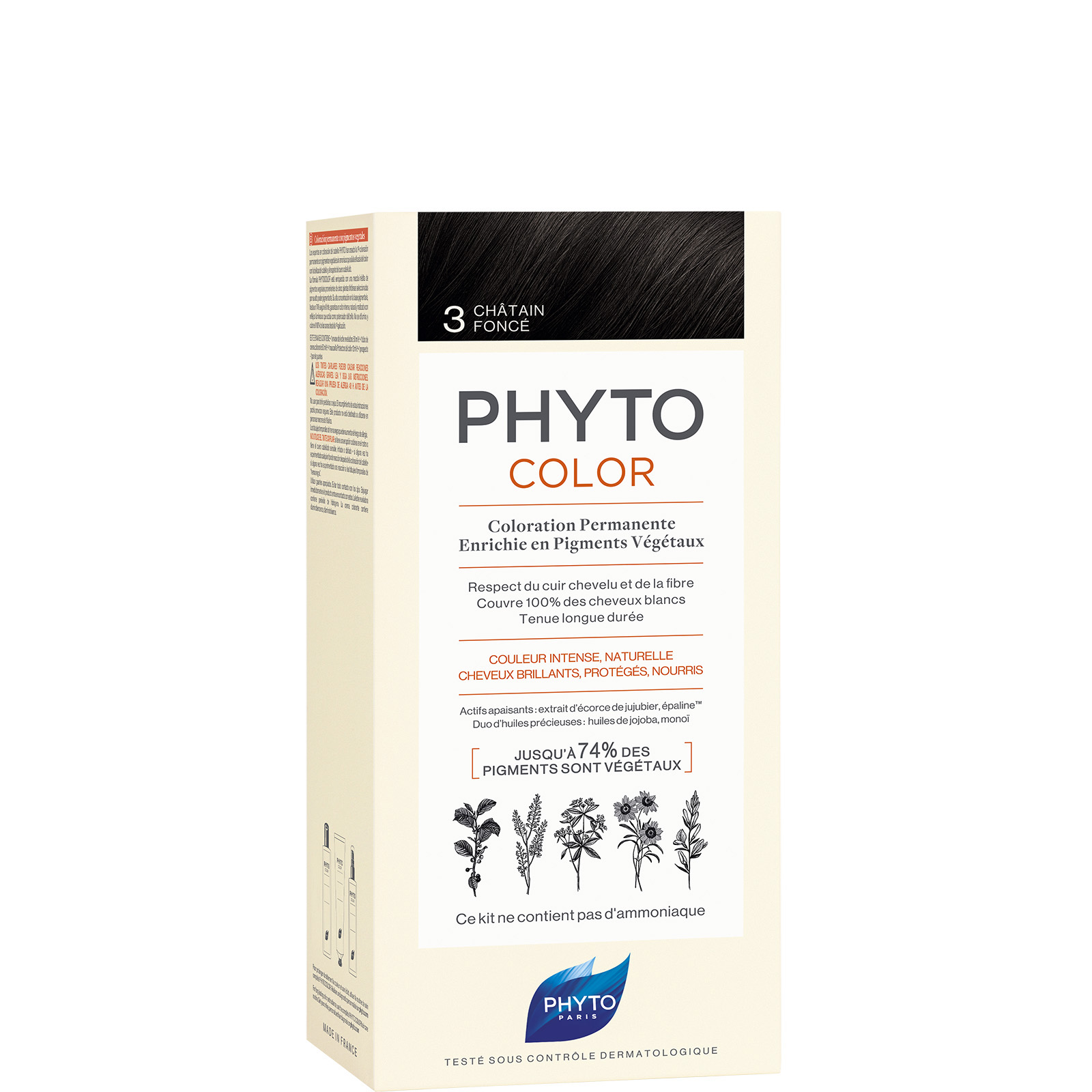Phyto Color Kit Coloration 3 - Dark Brown | Dermstore