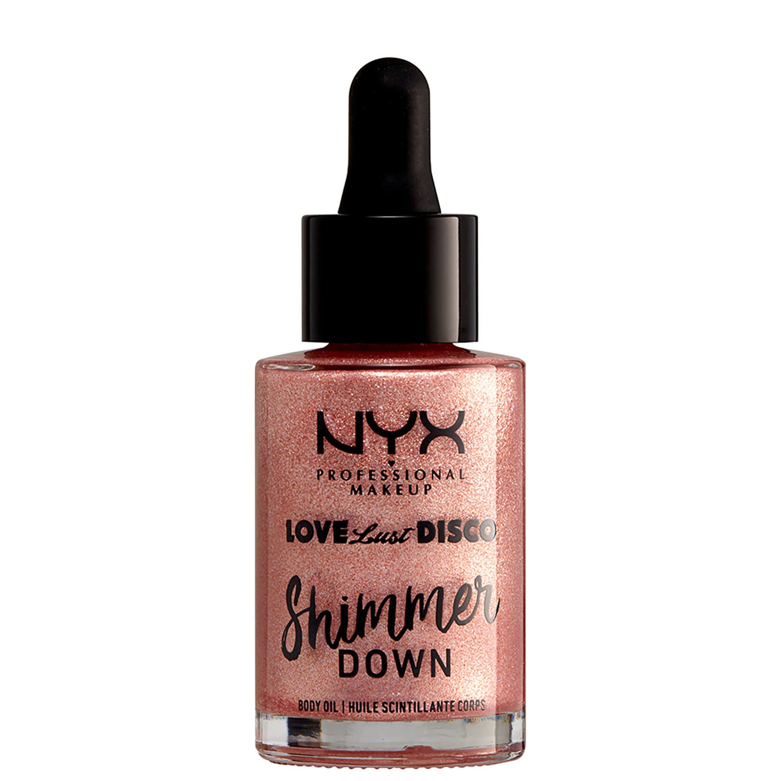 NYX Professional Makeup Love Lust & Disco Shimmer and Glow Body Oil ...