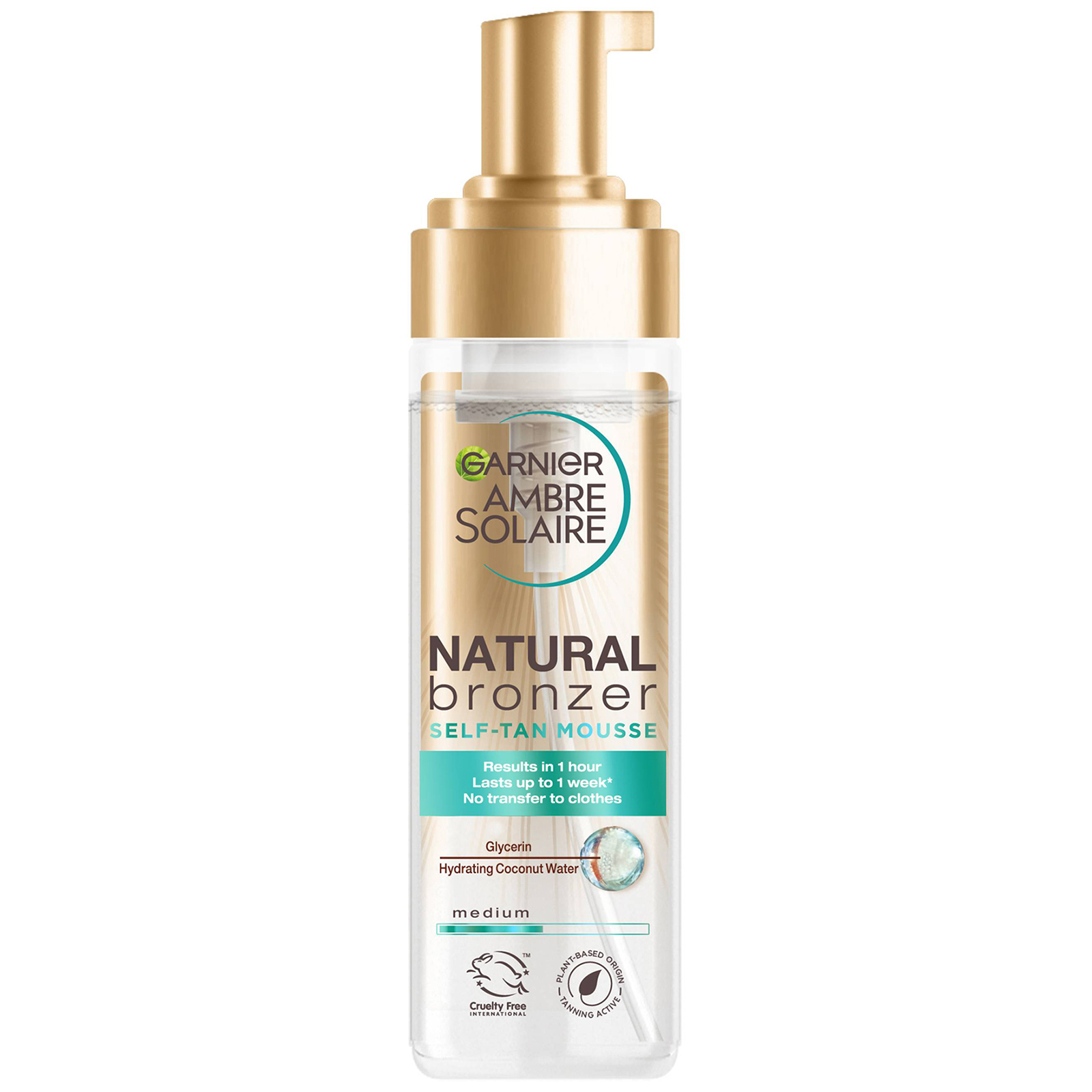 Garnier Ambre Solaire Vegan Natural Bronzer Intense Clear Self Tan ...