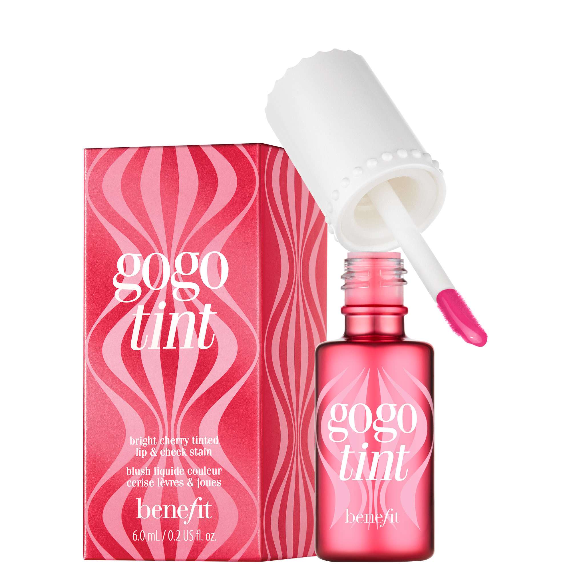 benefit Tinted Lip & Cheek Stain Gogo Tint Bright Cherry 6ml | allbeauty