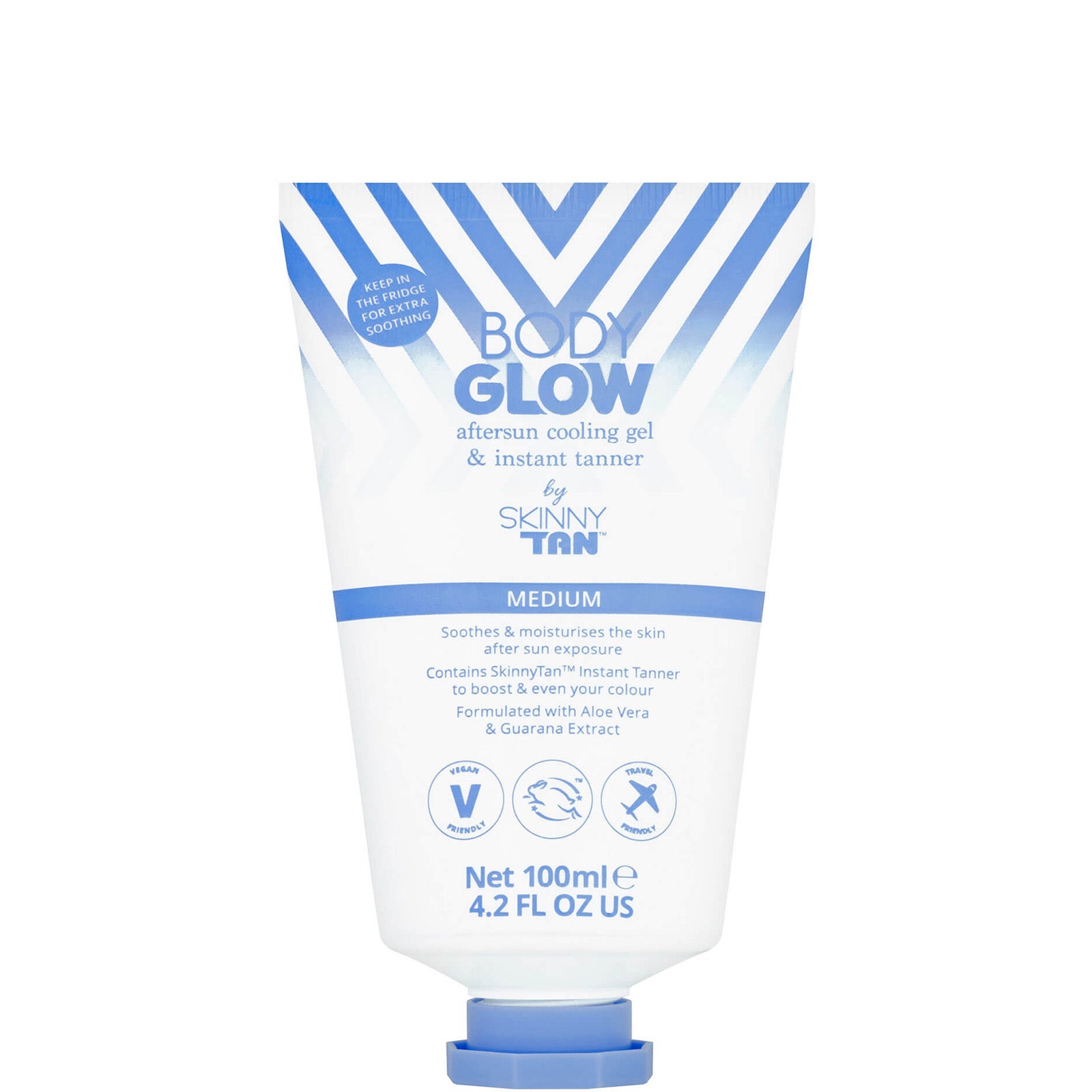 Skinny Tan Body Glow by Skinny Tan Tinted After Sun Gel 100ml ...
