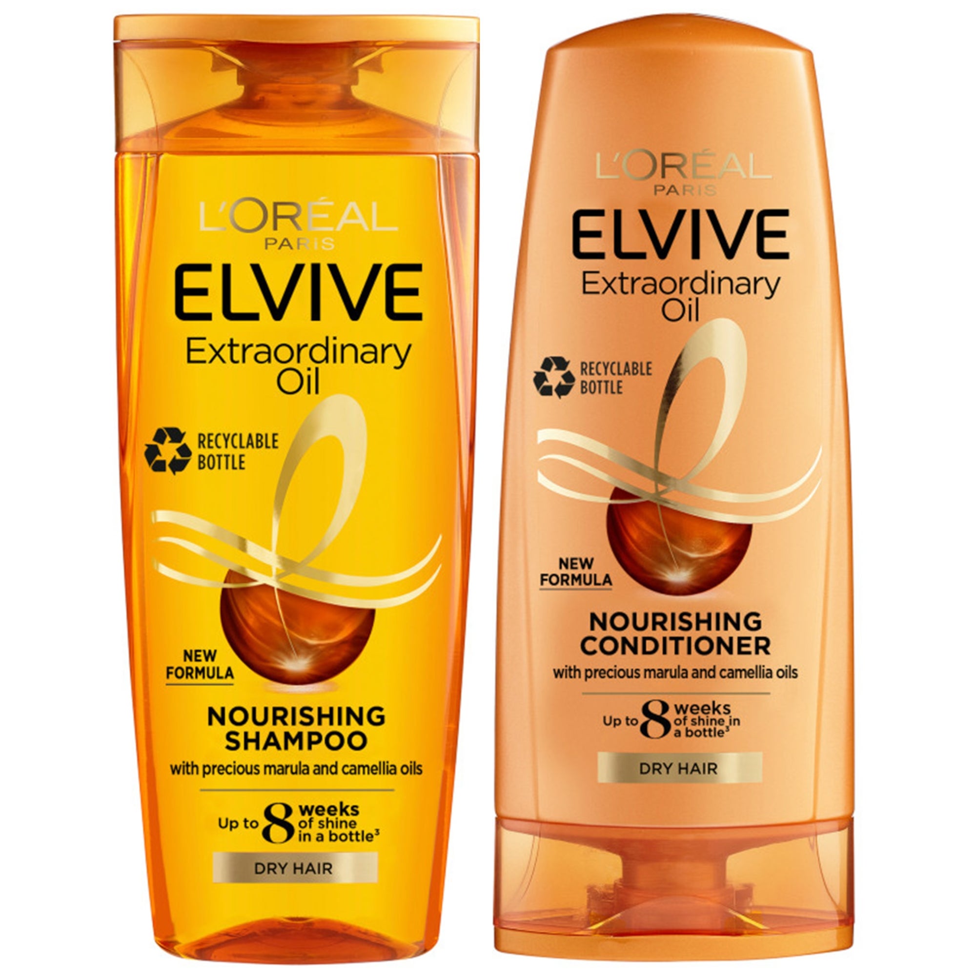 L'Oréal Paris Elvive Extraordinary Oil Shampoo and Conditioner Set ...
