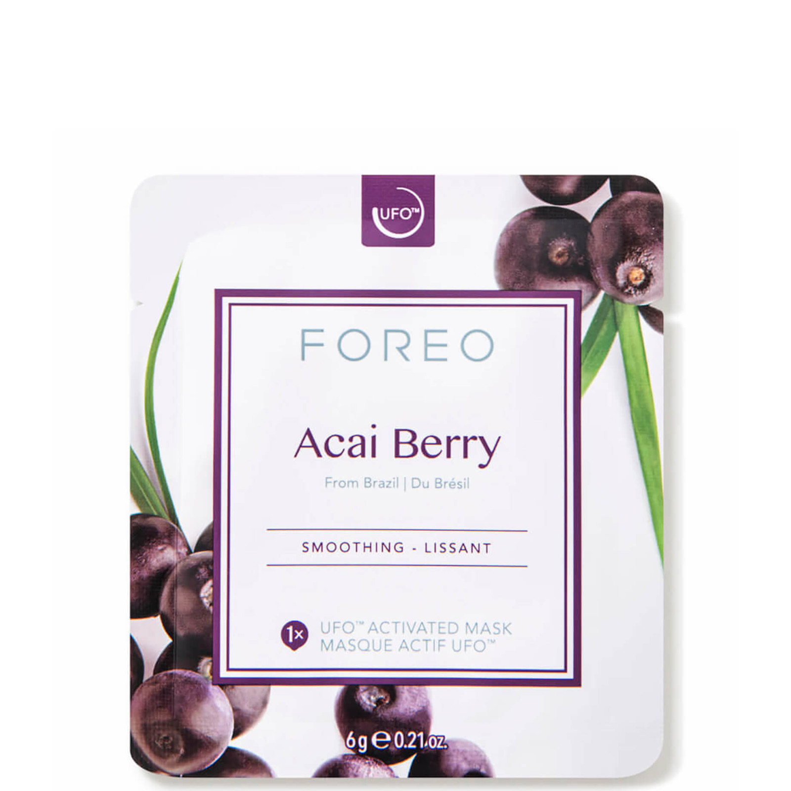 FOREO UFO Acai Berry Mask 6g | LOOKFANTASTIC