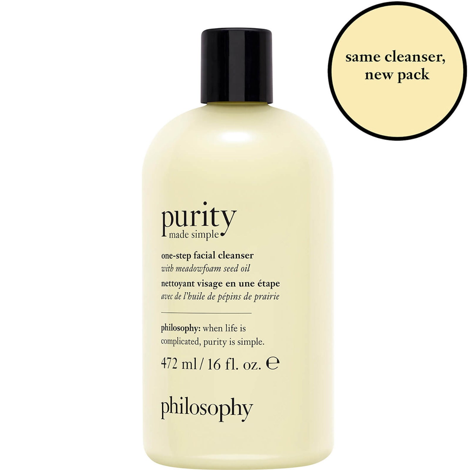 philosophy Purity Made Simple 3-in-1 Cleanser for Face and Eyes 472ml ...
