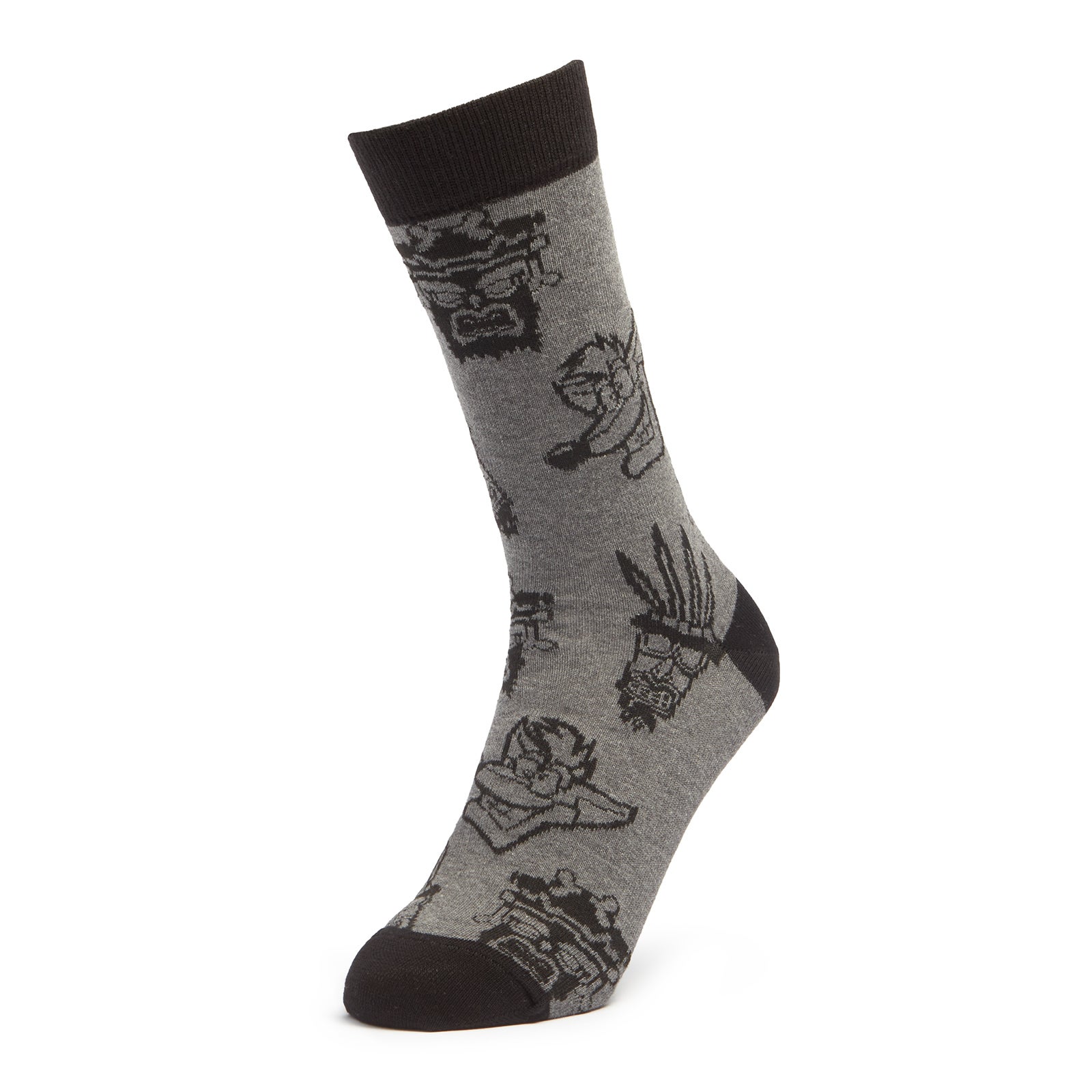 Men's Crash Bandicoot All Over Print Socks - Grey - UK 4-7.5 | Zavvi UK