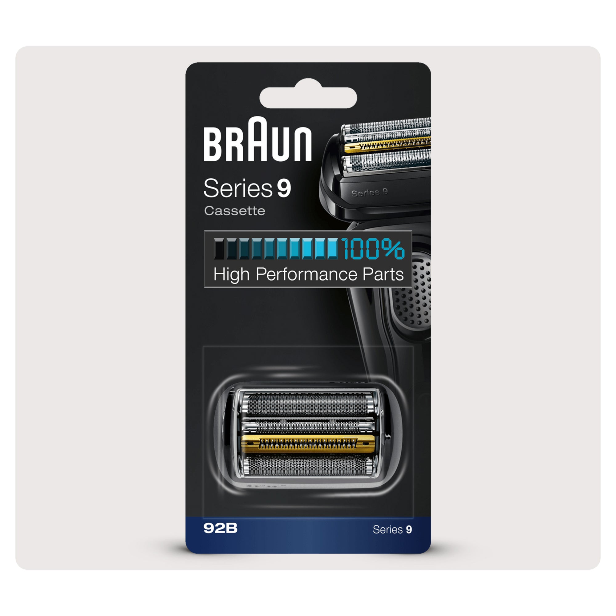 Braun Series 9 92B Electric Shaver Head Replacement, Black | LOOKFANTASTIC