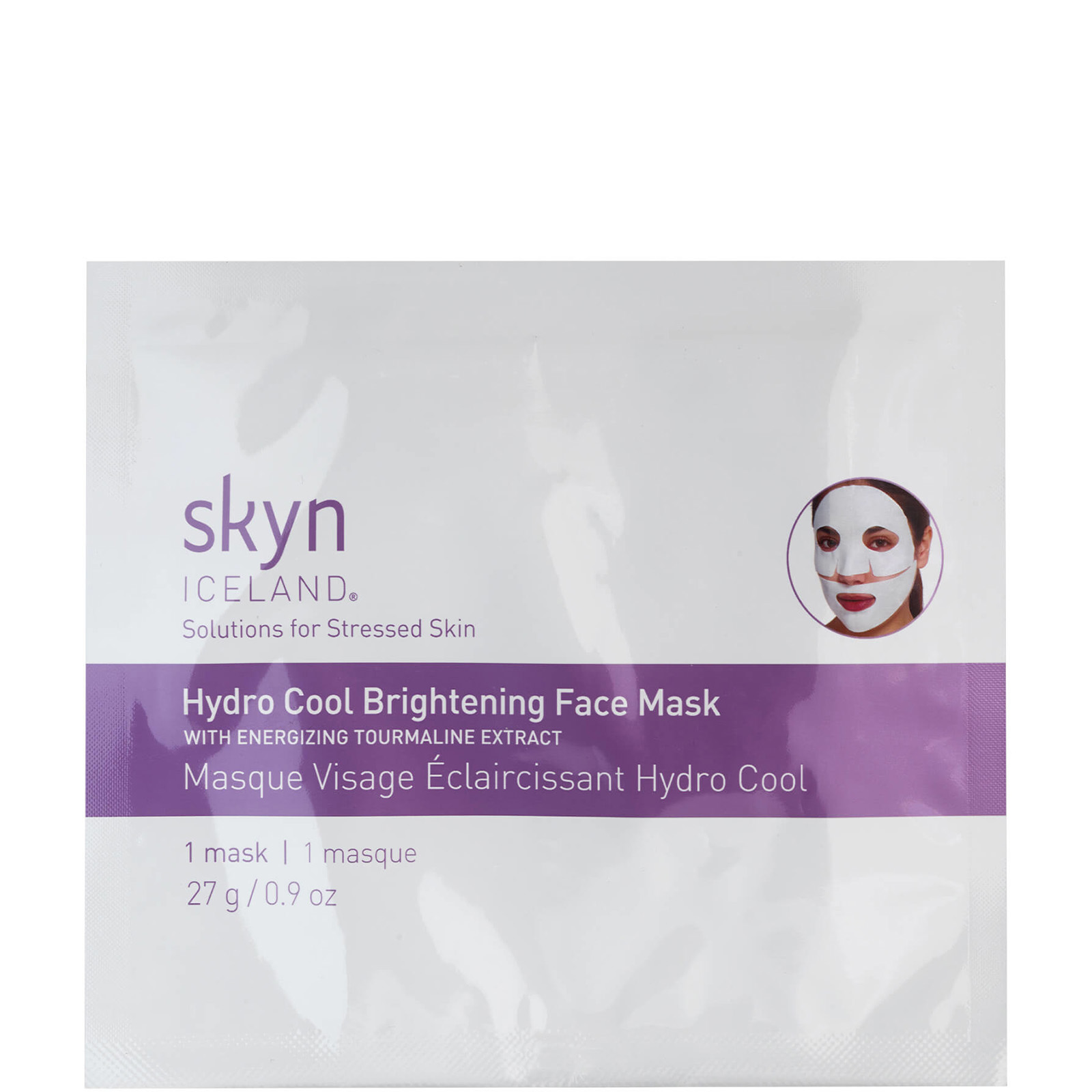 skyn ICELAND Hydro Cool Brightening Face Mask 27g (Single) | LOOKFANTASTIC