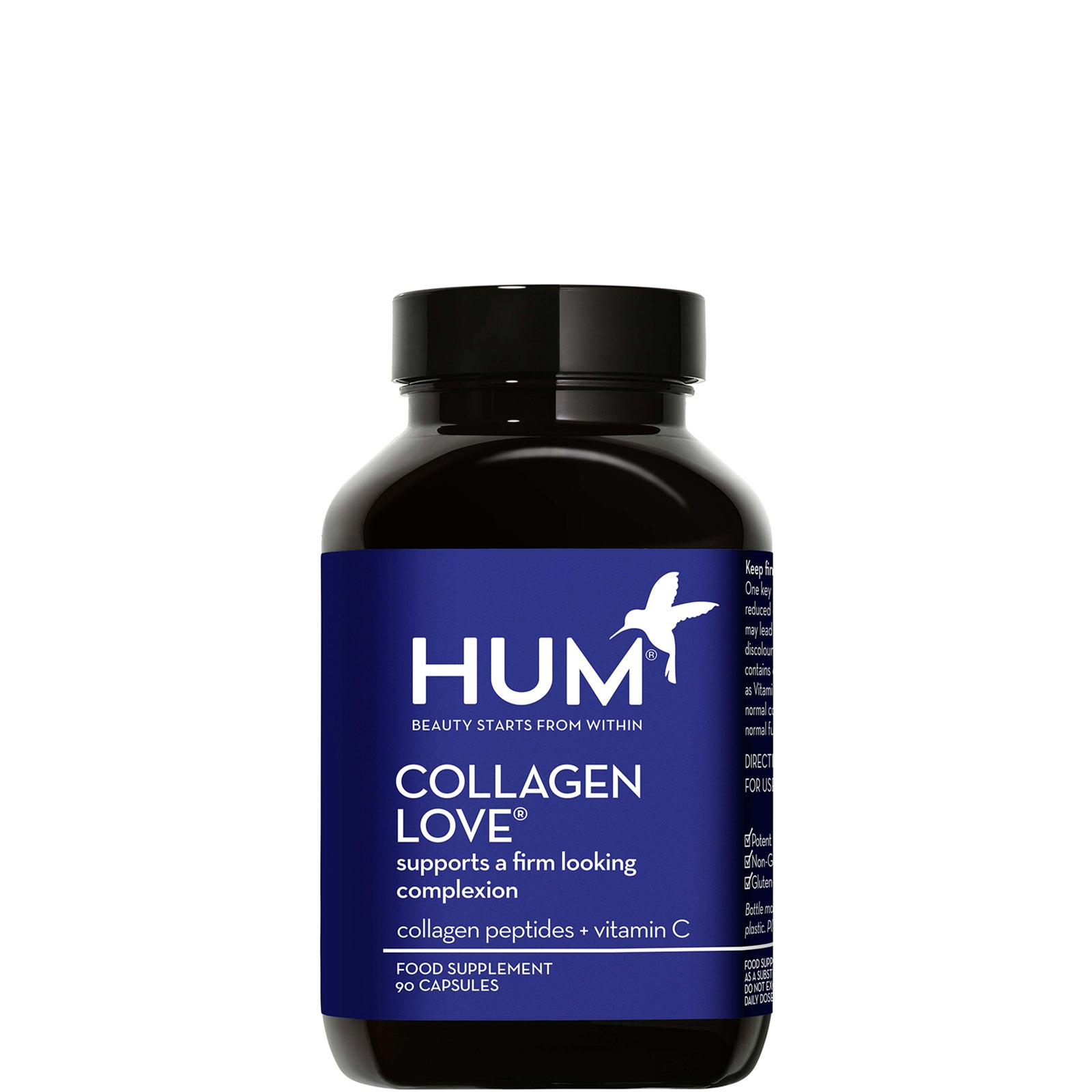 HUM Nutrition Collagen Love Skin Elasticity Supplement (90 Capsules, 30 ...